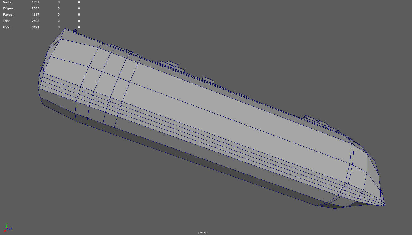 Low Poly Cargo Ship 01 - 3D Model by ViperJr3D
