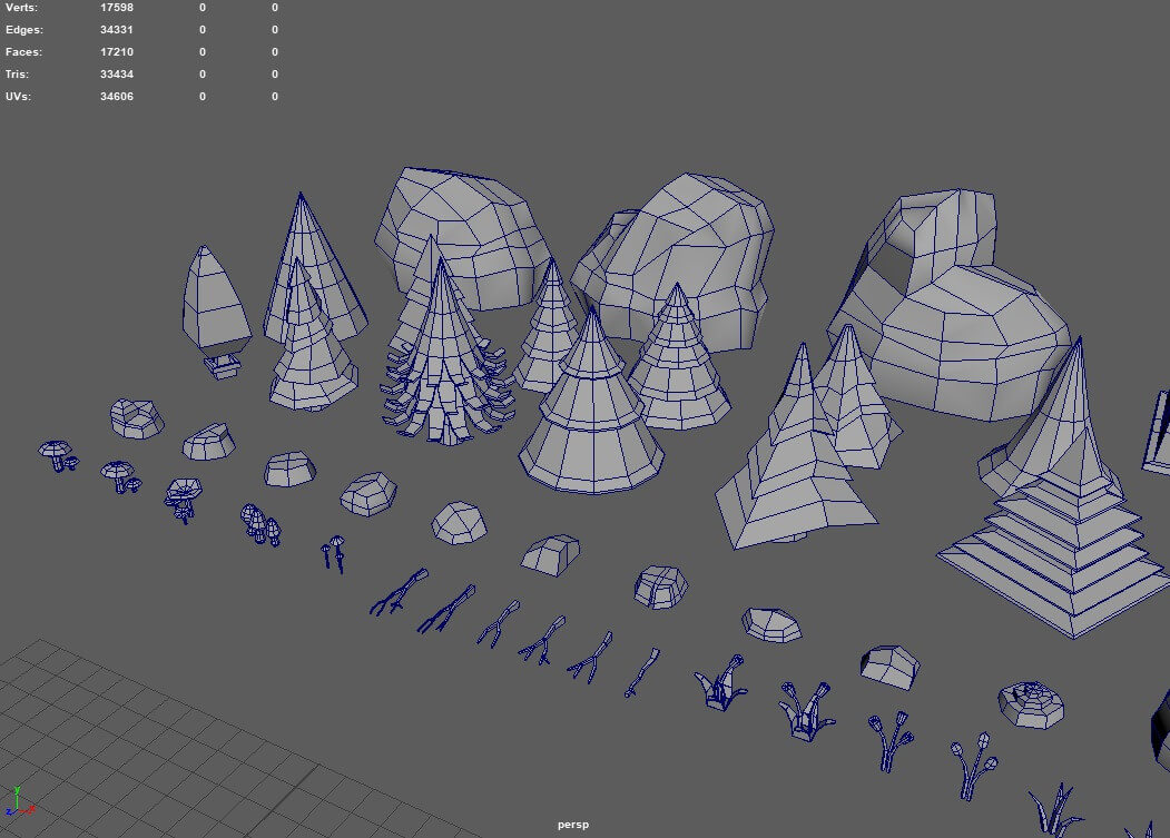 Low Poly Christmas Pack 01 - 3D Model by ViperJr3D