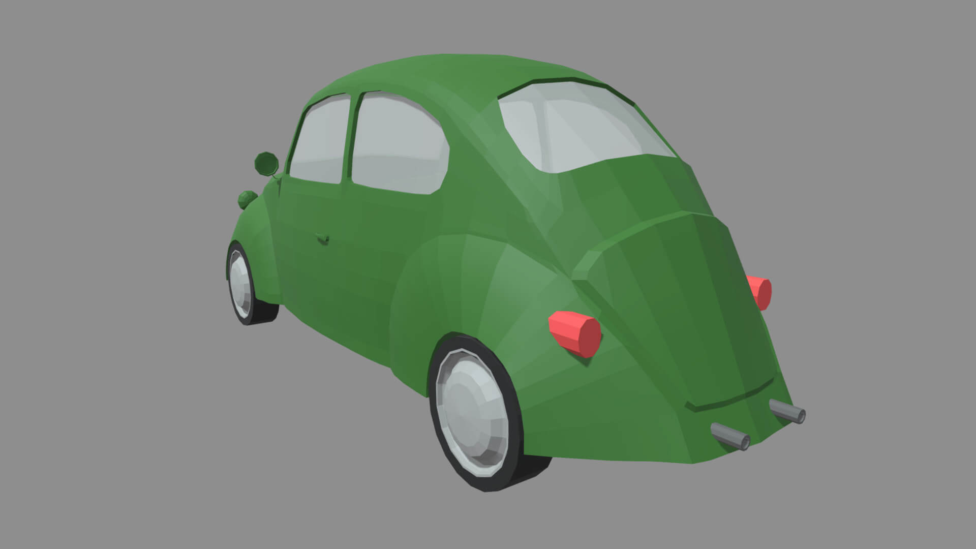 Low Poly Classic Car 01 - 3D Model by ViperJr3D
