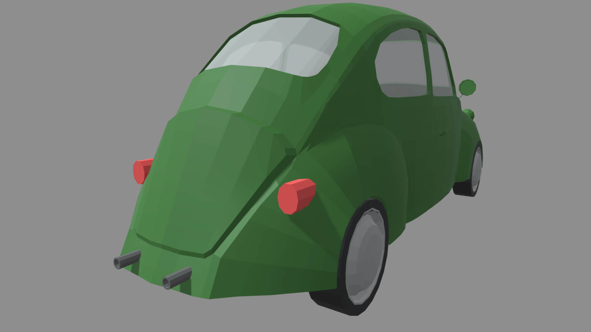 Low Poly Classic Car 01 - 3D Model by ViperJr3D