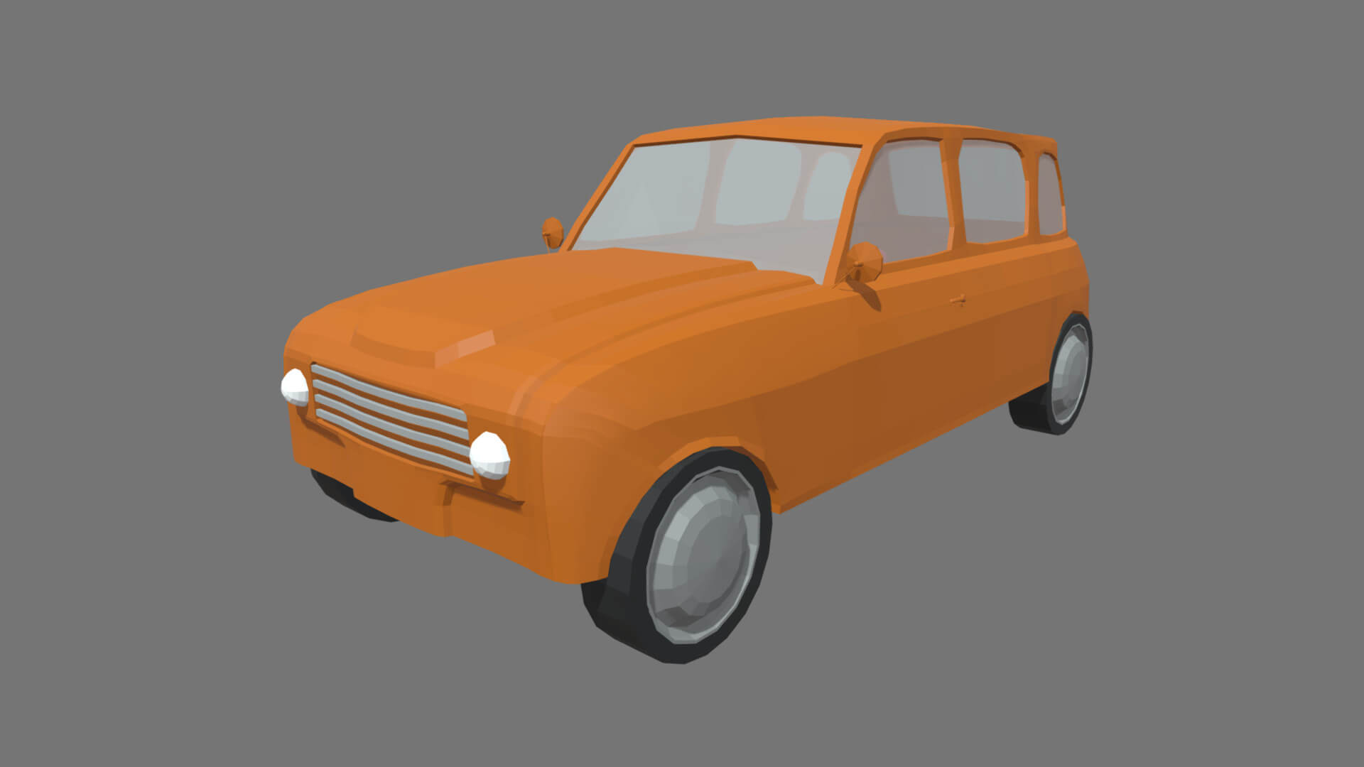Low Poly Classic Car 02 - 3D Model by ViperJr3D