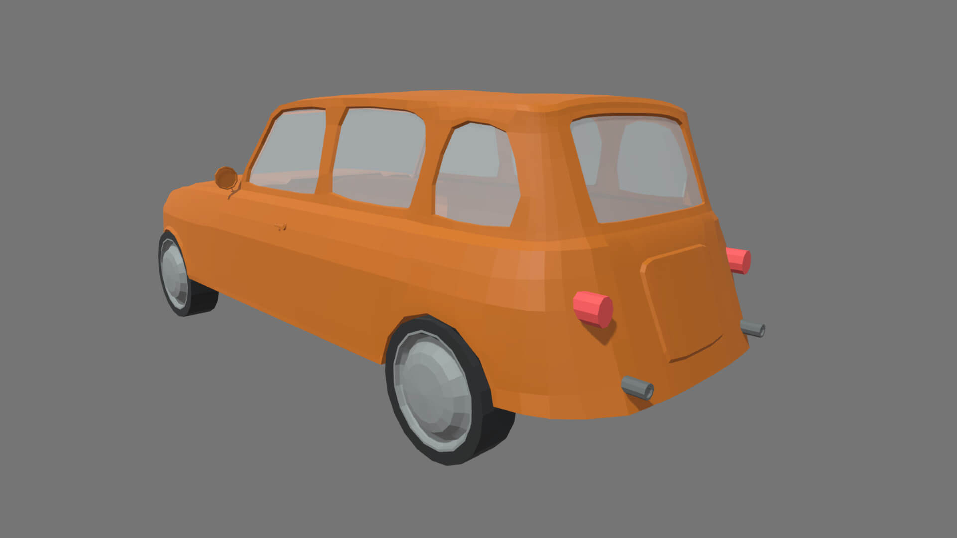 Low Poly Classic Car 02 - 3D Model by ViperJr3D