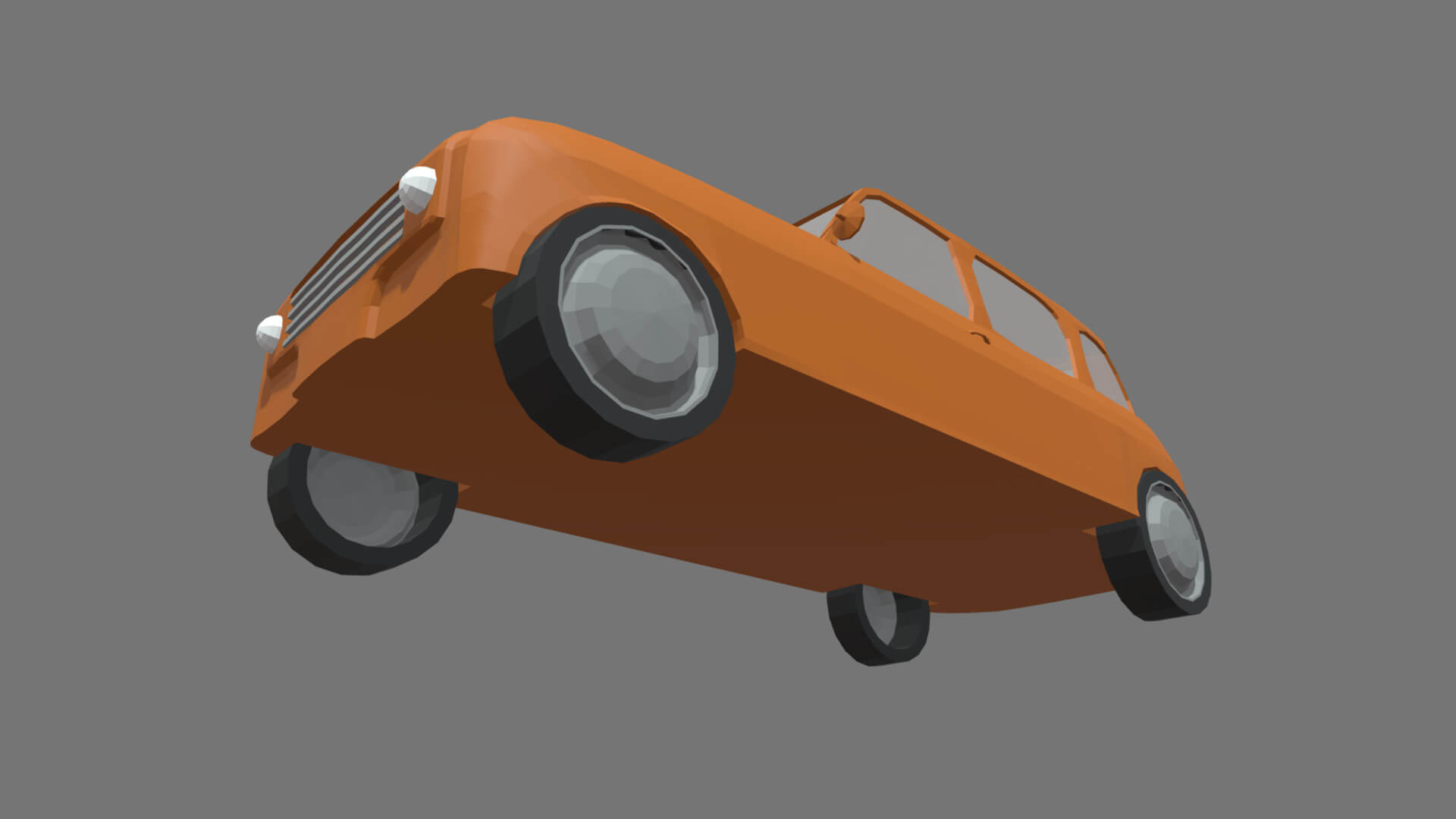 Low Poly Classic Car 02 - 3D Model by ViperJr3D