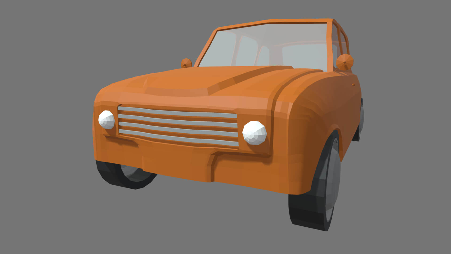 Low Poly Classic Car 02 - 3D Model by ViperJr3D