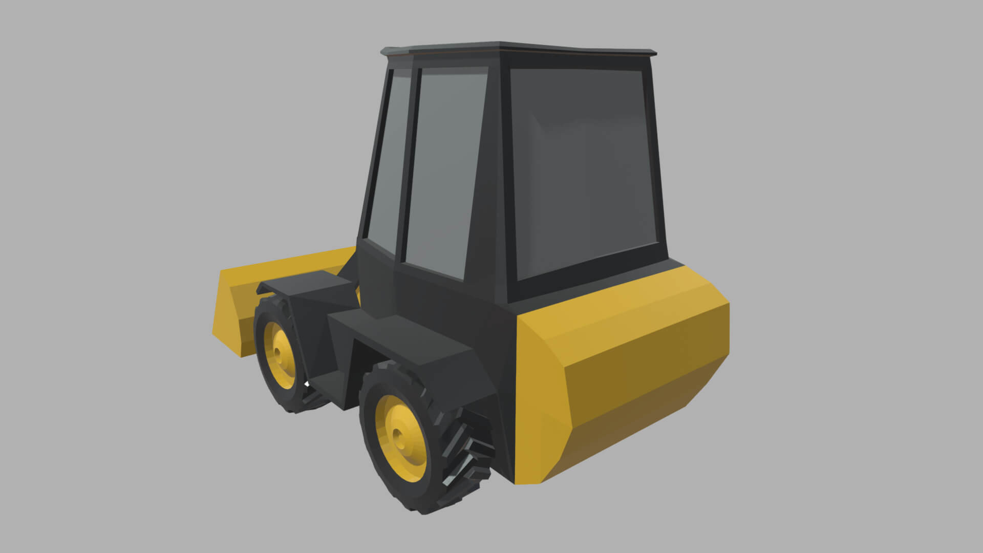 Low Poly Compact Loader 01 - 3D Model by ViperJr3D