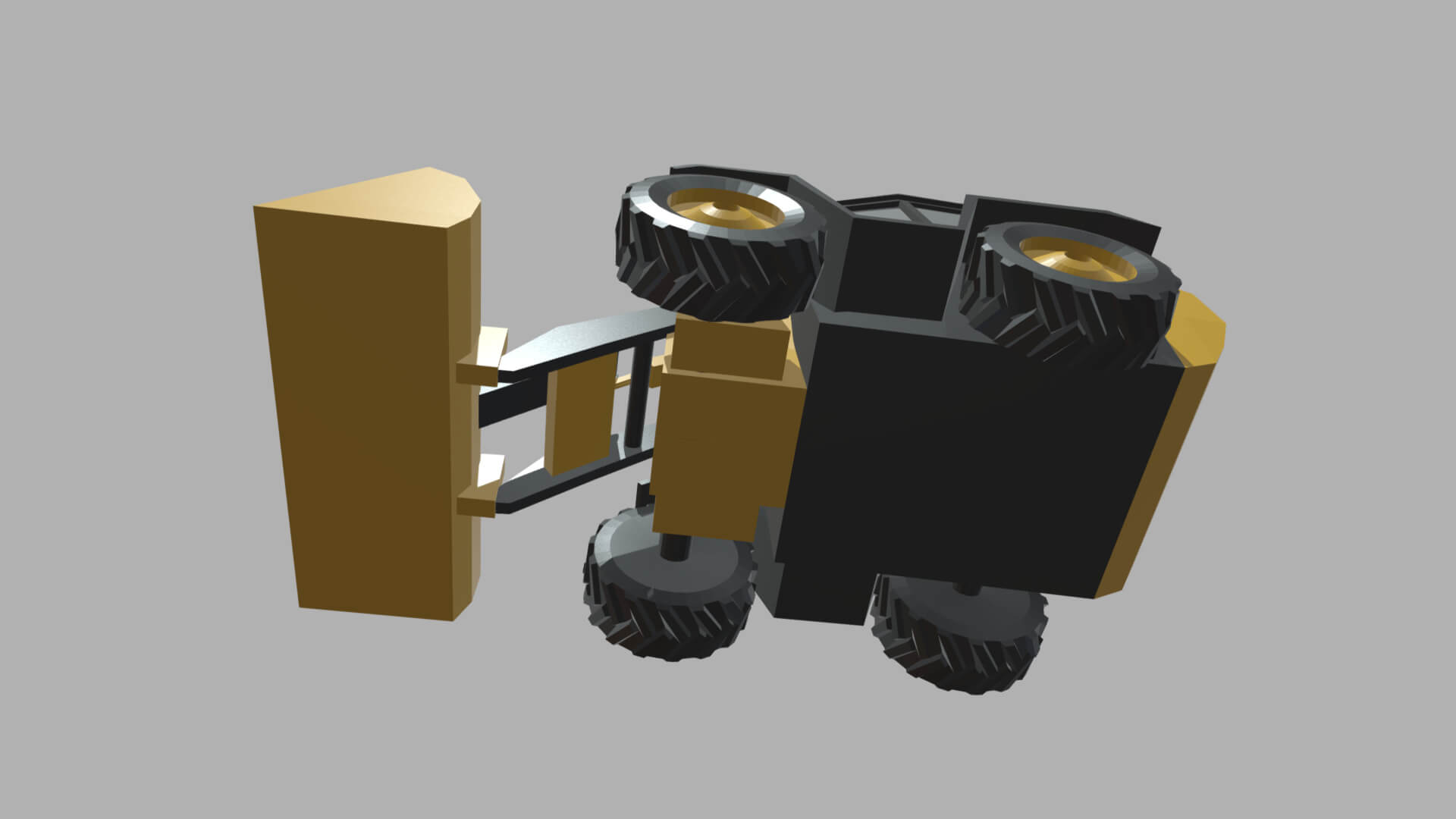 Low Poly Compact Loader 01 - 3D Model by ViperJr3D