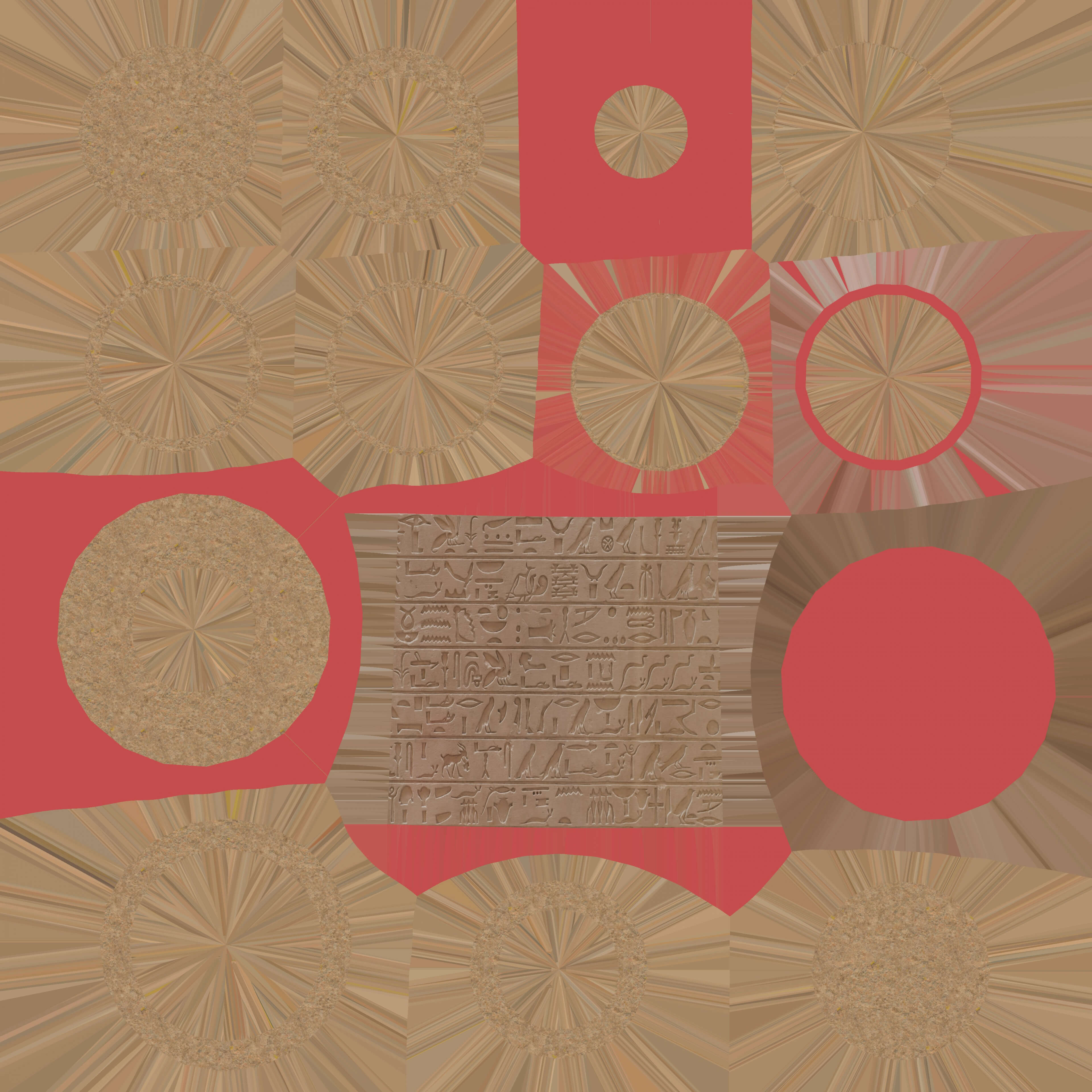 Low Poly Egyptian Temple 01 - 3D Model by ViperJr3D