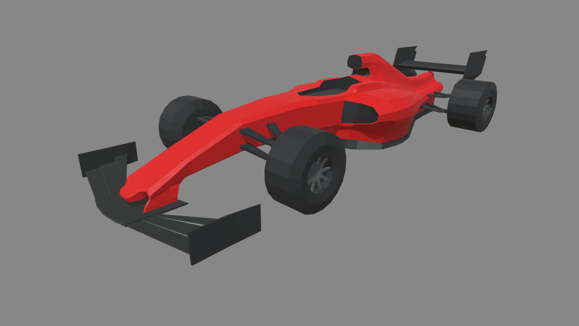 Low Poly Formula 1 Car 01 - 3D Model by ViperJr3D