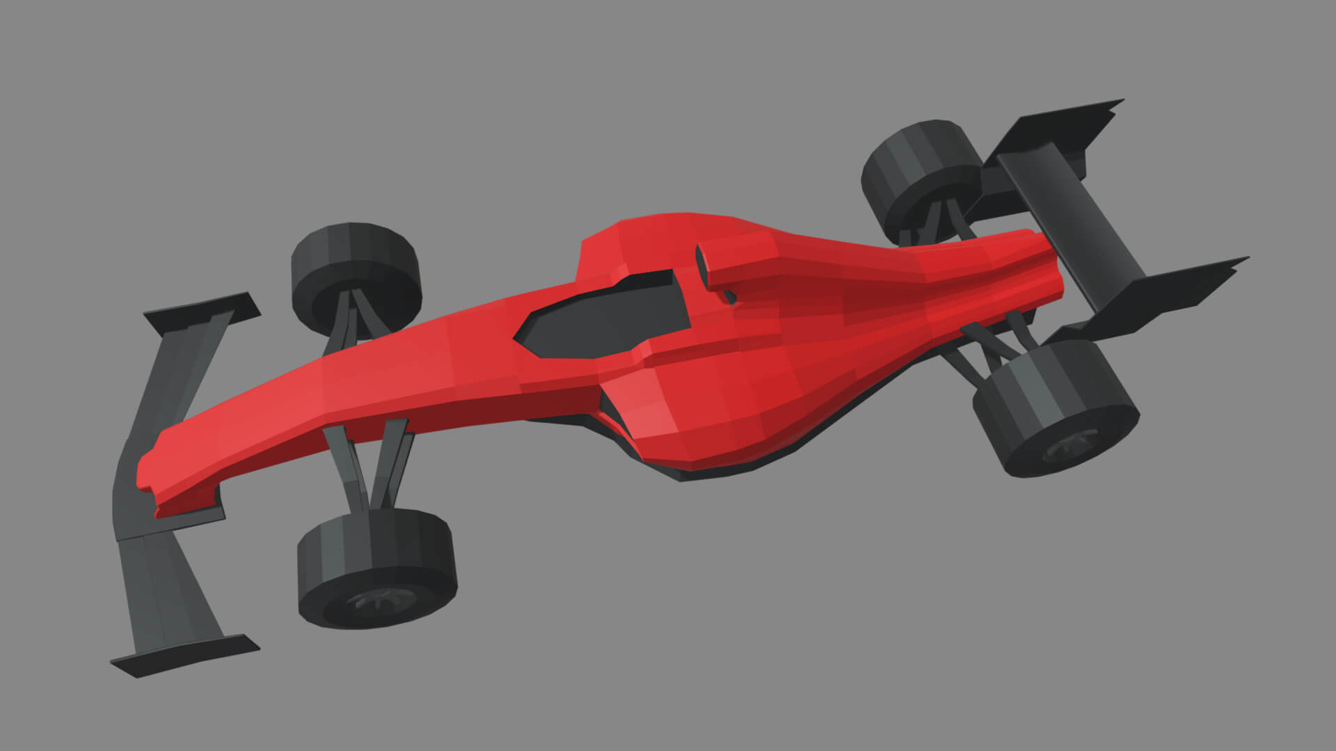 Low Poly Formula 1 Car 01 - 3D Model by ViperJr3D