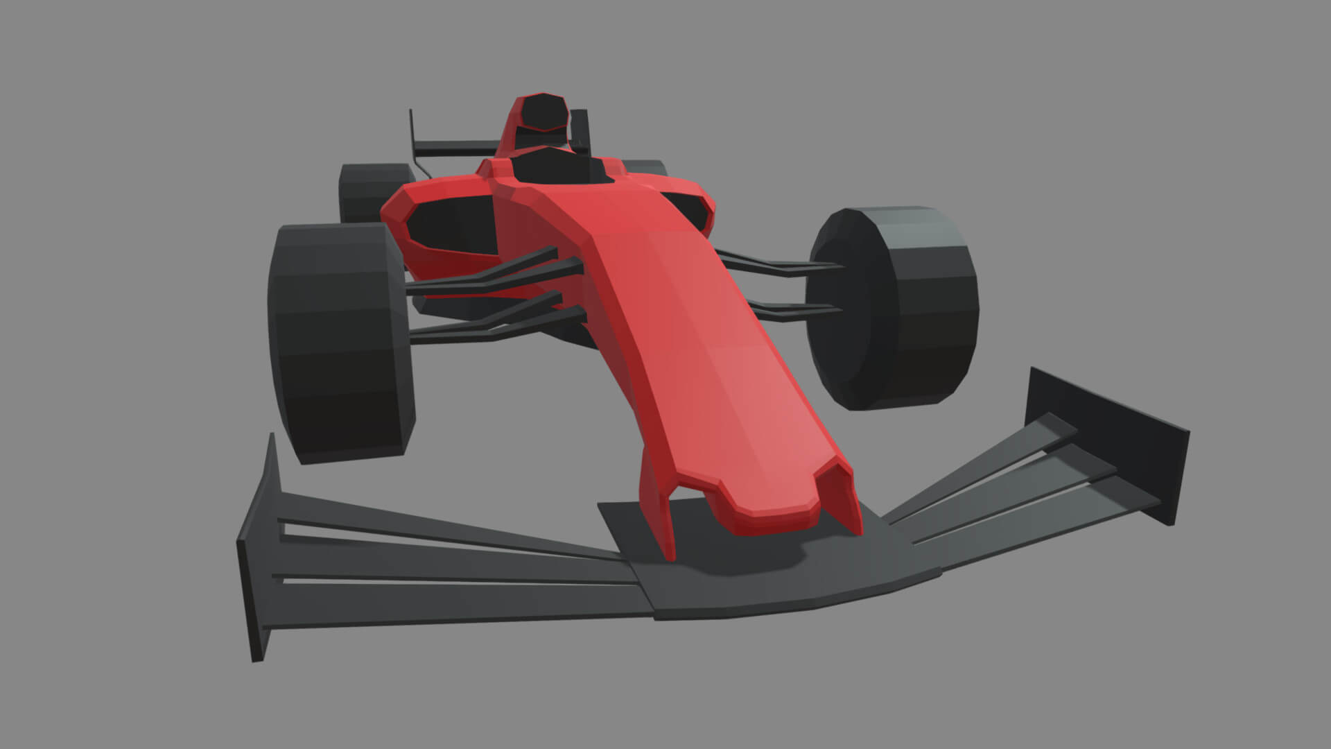 Low Poly Formula 1 Car 01 - 3D Model by ViperJr3D