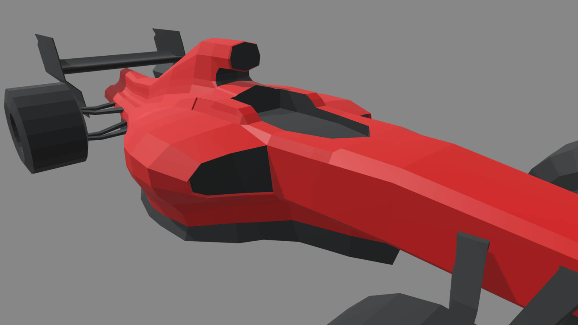 Low Poly Formula 1 Car 01 - 3D Model by ViperJr3D