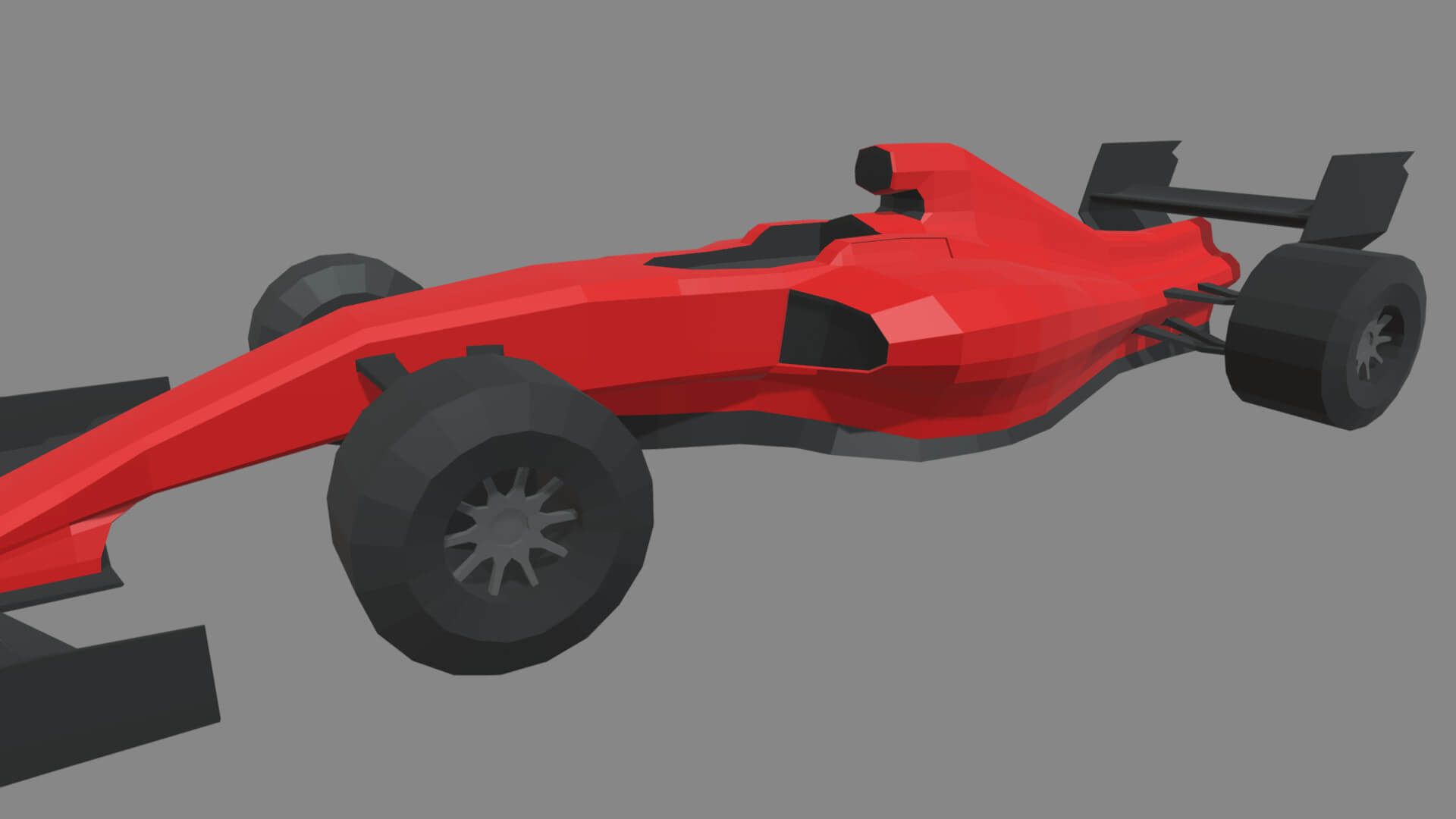 Low Poly Formula 1 Car 01 - 3D Model by ViperJr3D
