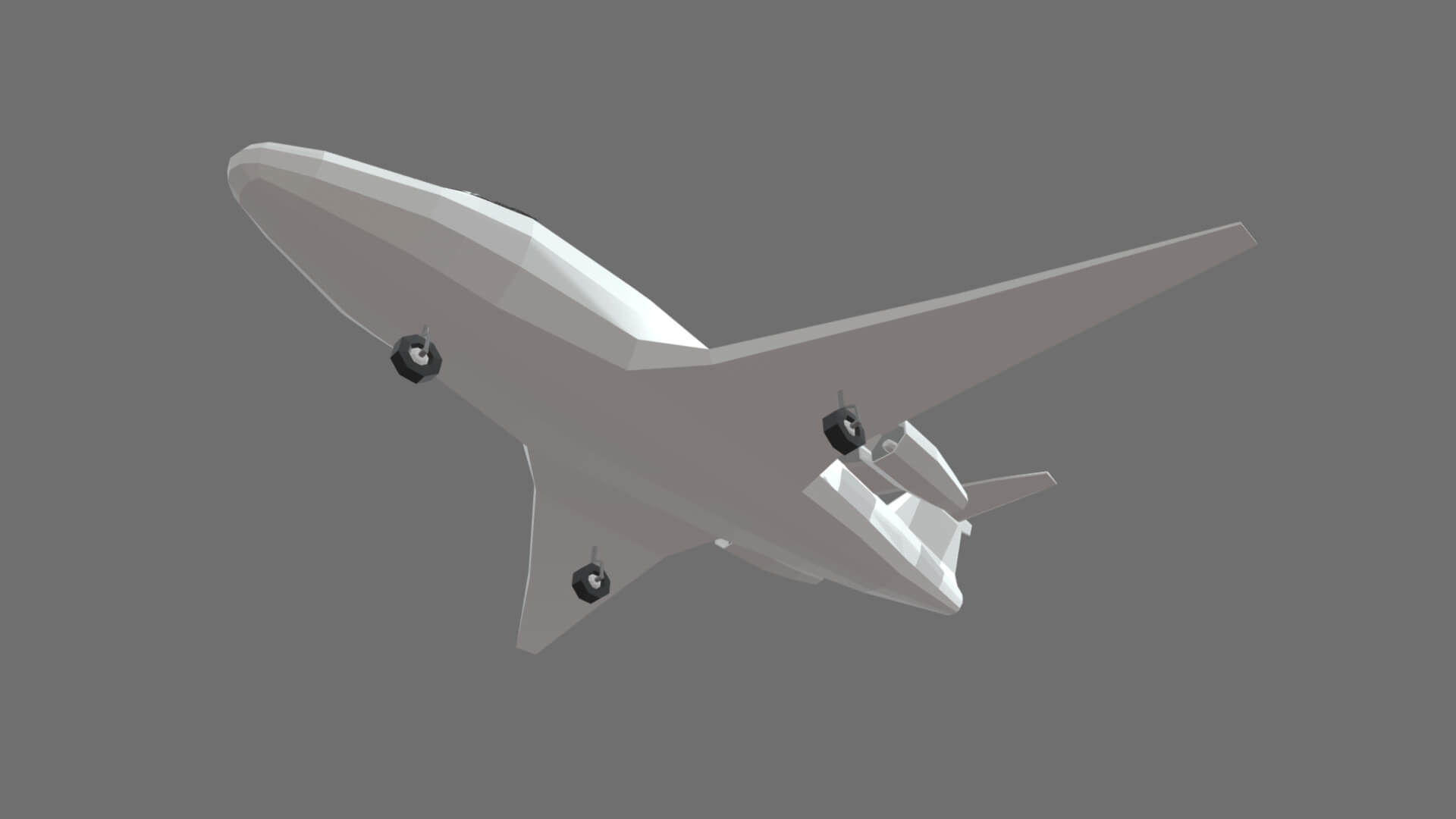 Low Poly Plane 01 - 3D Model by ViperJr3D
