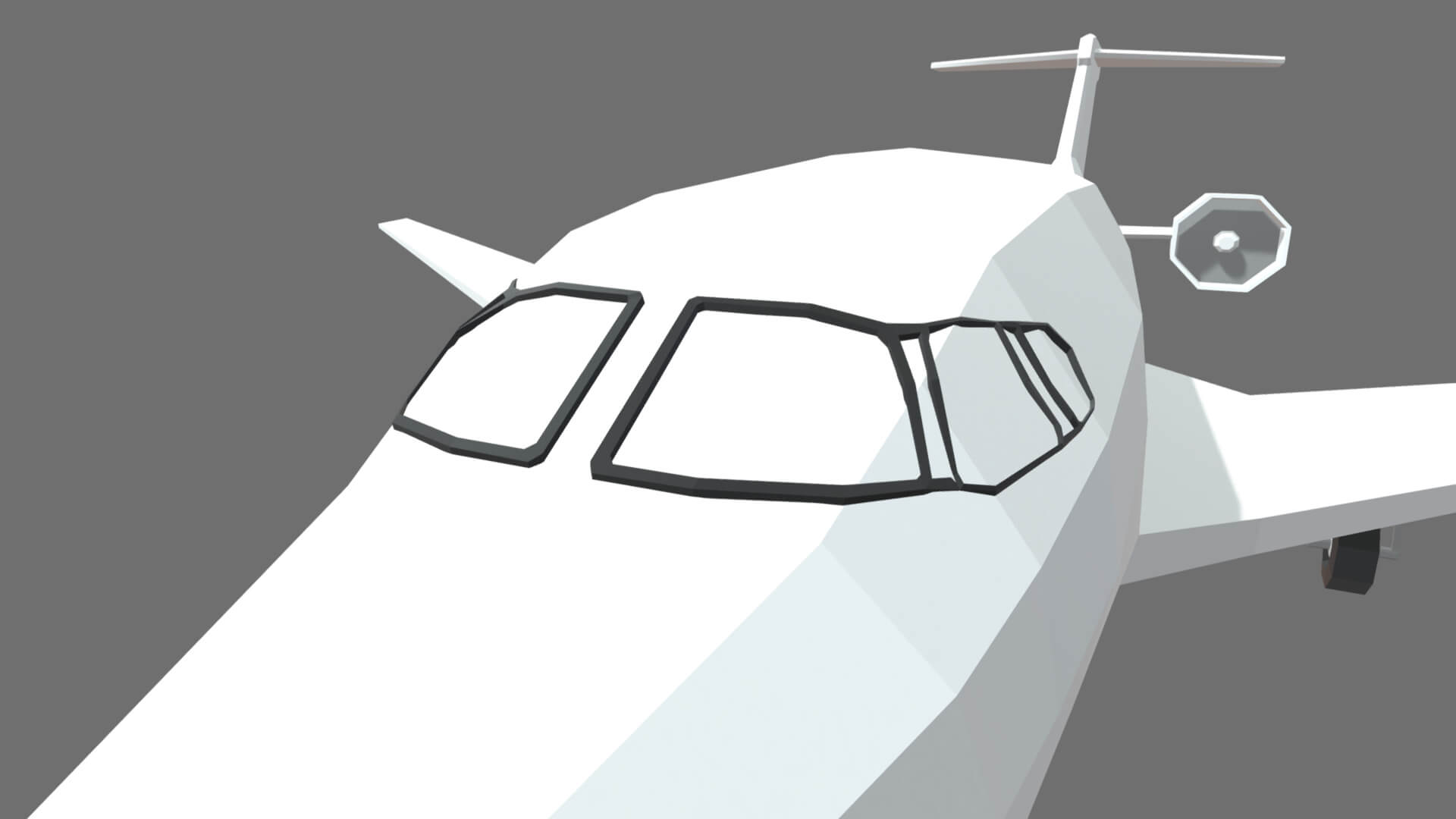 Low Poly Plane 01 - 3D Model by ViperJr3D