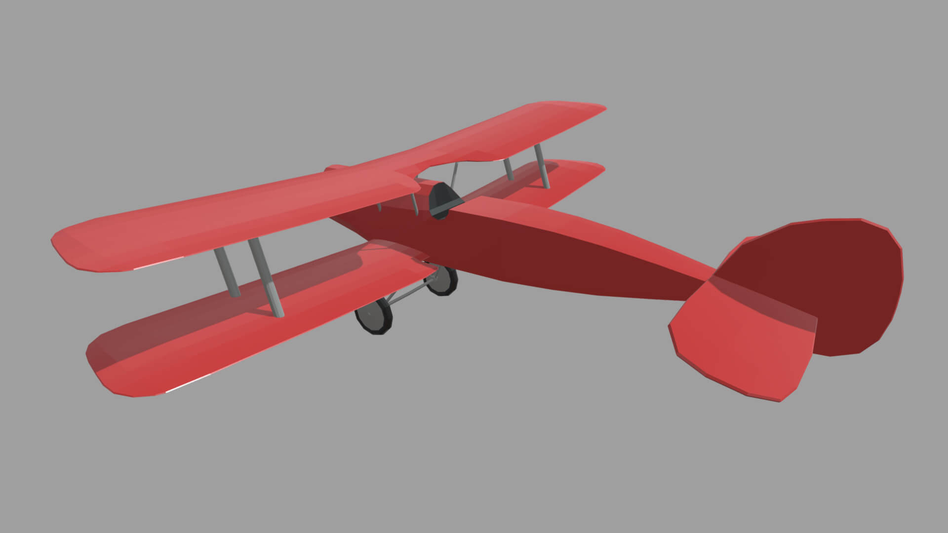 Low Poly Plane 02 - 3D Model by ViperJr3D