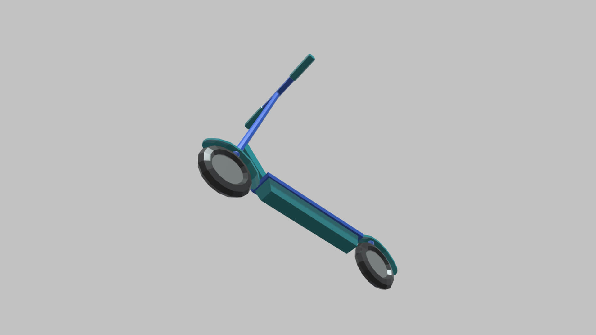 Low Poly Scooter 01 - 3D Model by ViperJr3D