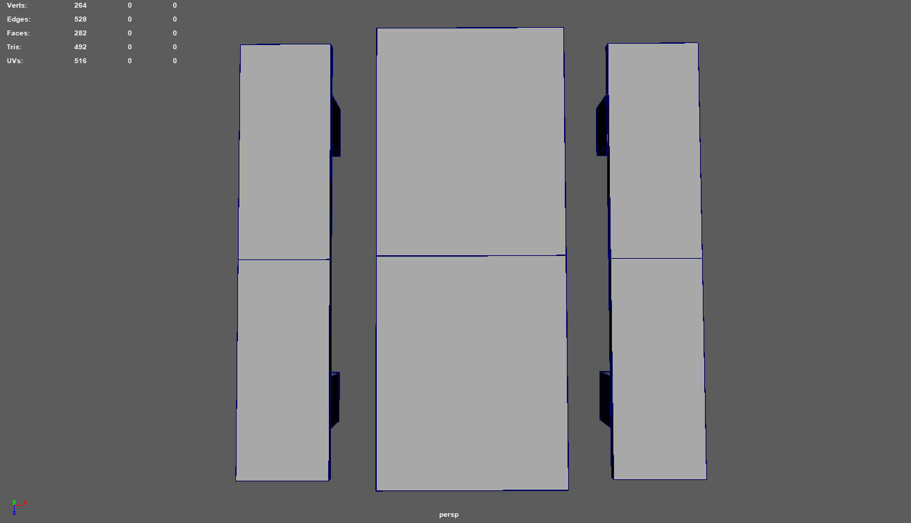 Low Poly Stone Bench - 3D Model by ViperJr3D