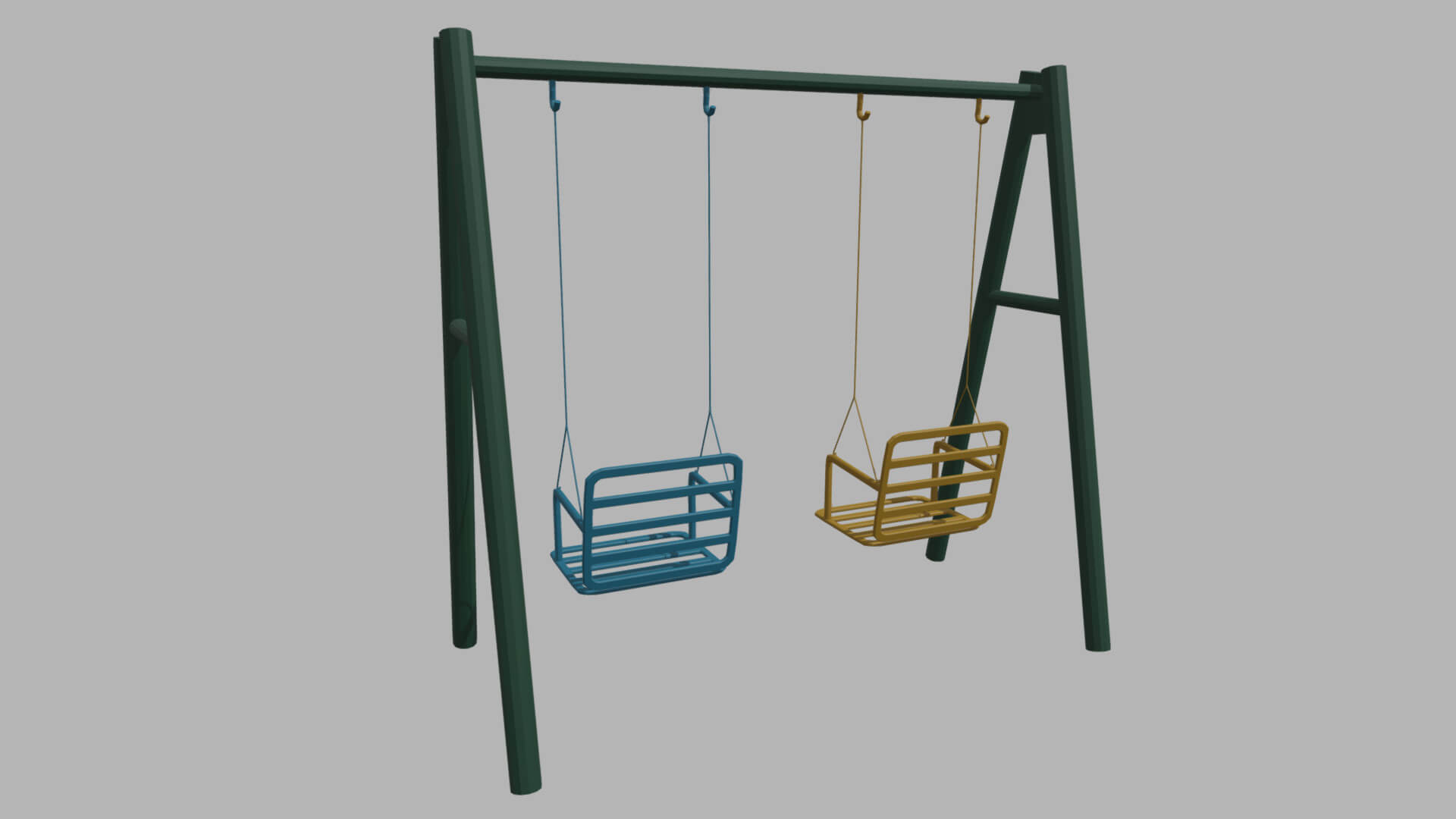 Low Poly Swing - 3D Model by ViperJr3D