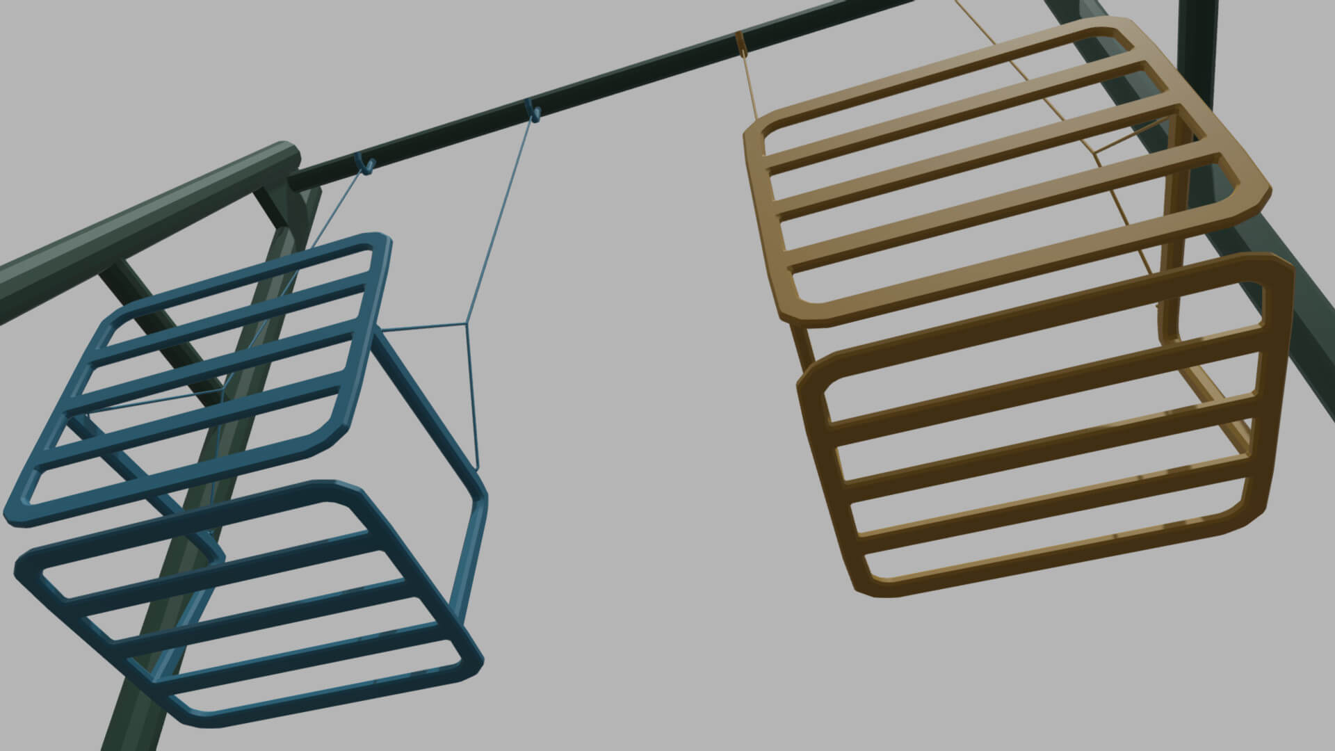 Low Poly Swing - 3D Model by ViperJr3D