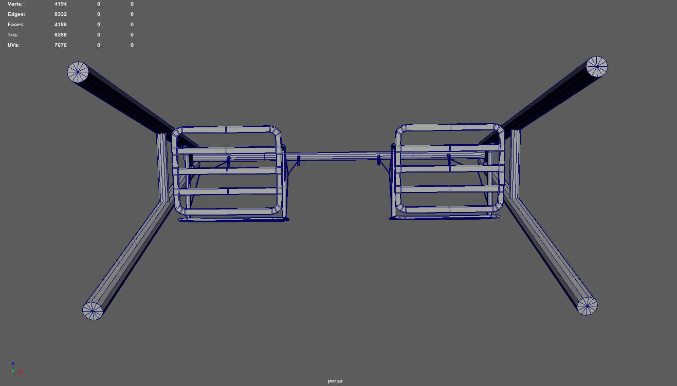 Low Poly Swing - 3D Model by ViperJr3D