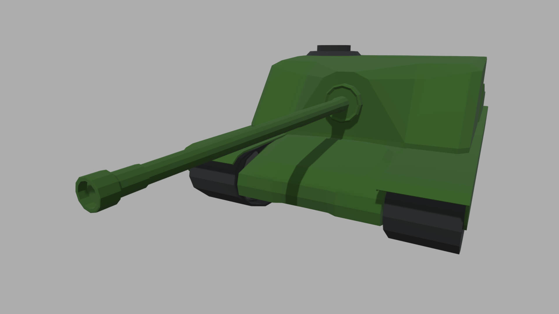 Low Poly Tank 01 - 3D Model by ViperJr3D