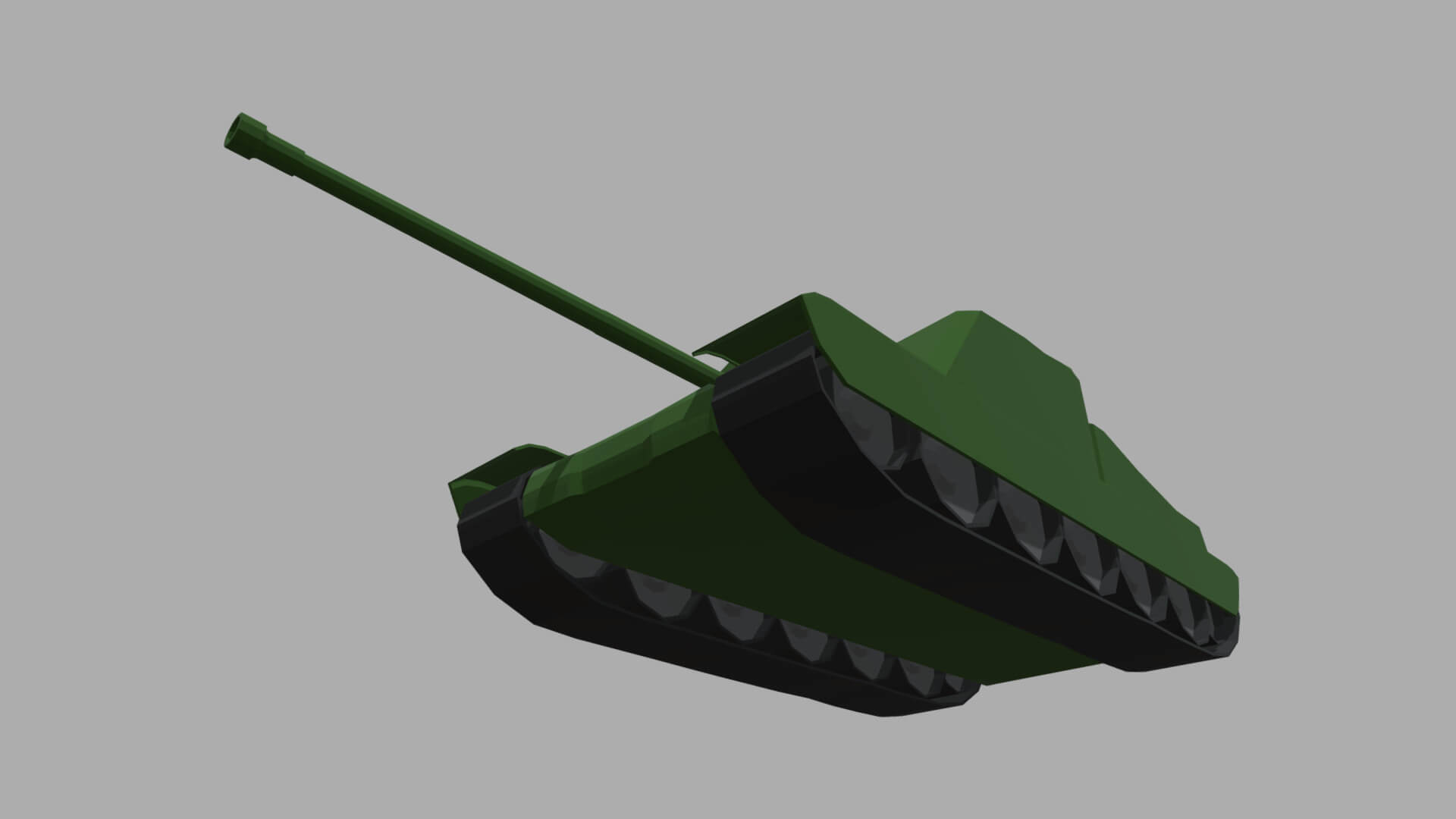Low Poly Tank 01 - 3D Model by ViperJr3D
