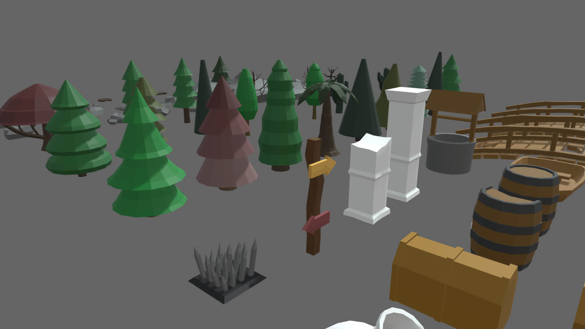 Low Poly Trees Videogame Assets - 3D Model by ViperJr3D