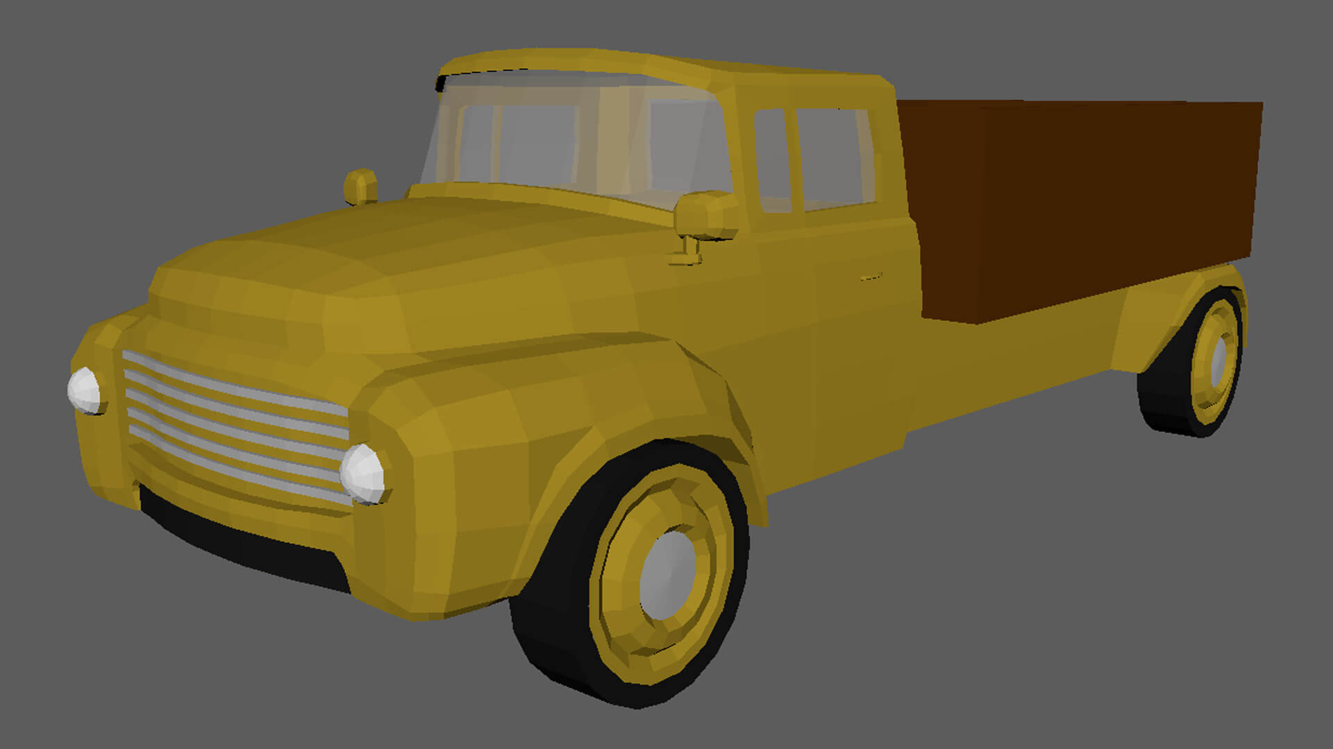 Low Poly Truck 01 - 3D Model by ViperJr3D