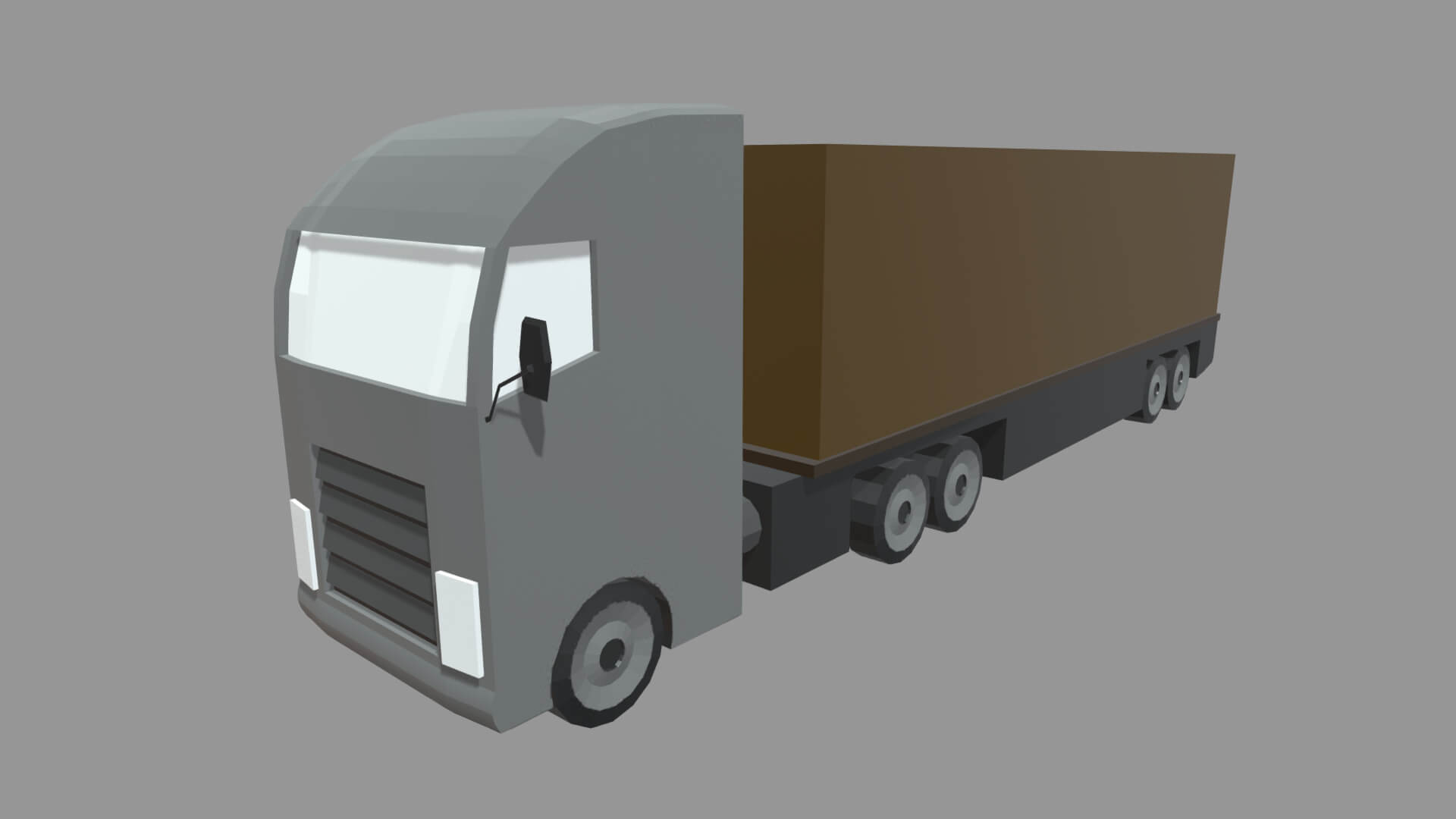 Low Poly Truck 02 - 3D Model by ViperJr3D