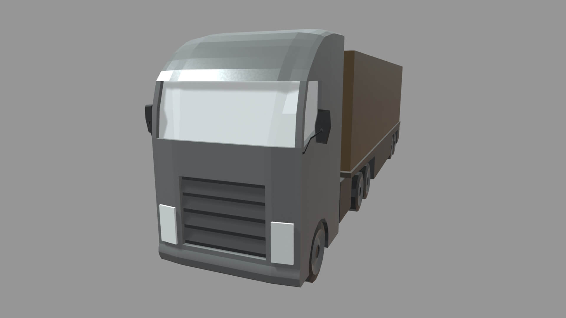 Low Poly Truck 02 - 3D Model by ViperJr3D