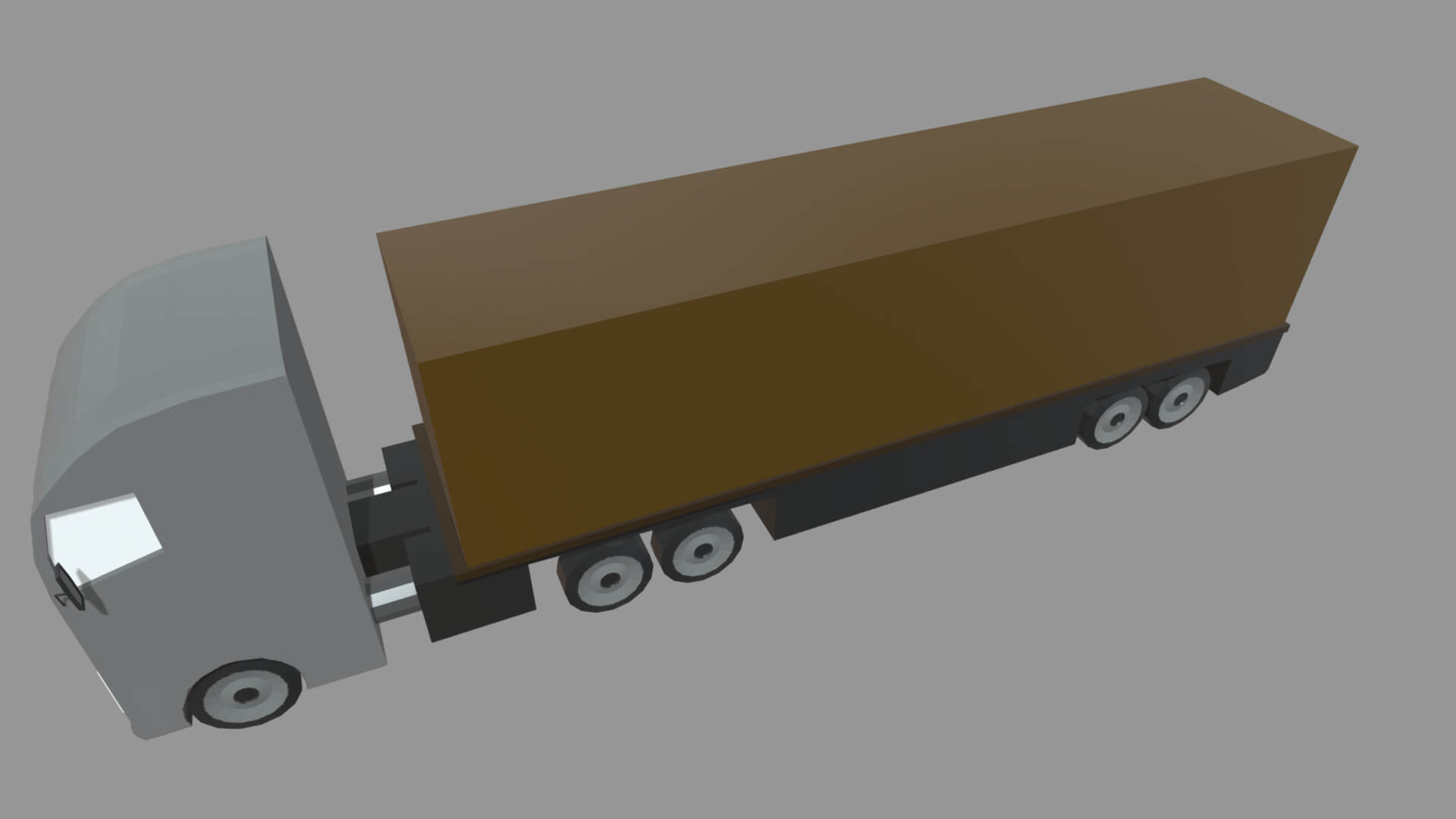 Low Poly Truck 02 - 3D Model by ViperJr3D