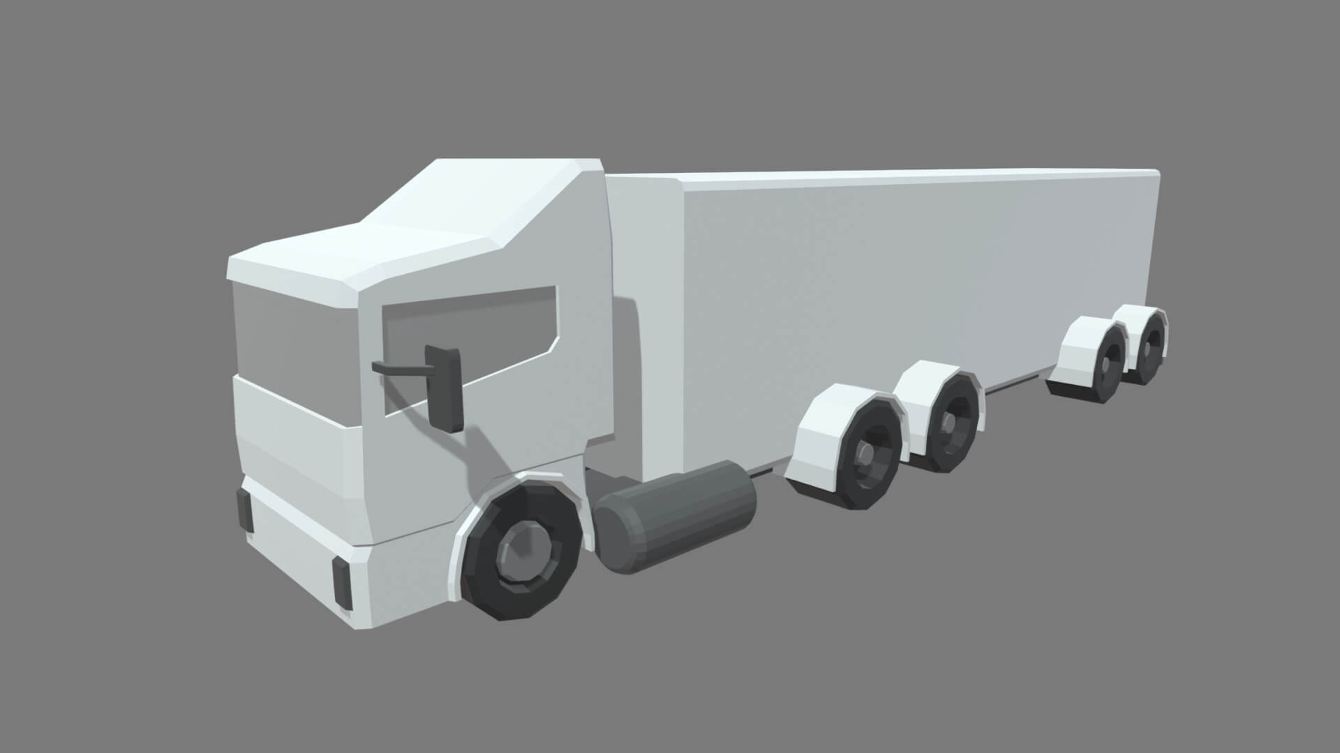 Low Poly Truck 05 - 3D Model by ViperJr3D