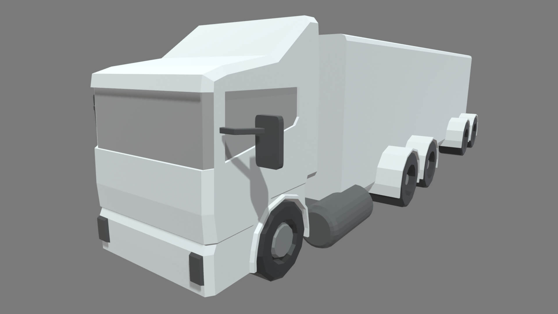 Low Poly Truck 05 - 3D Model by ViperJr3D