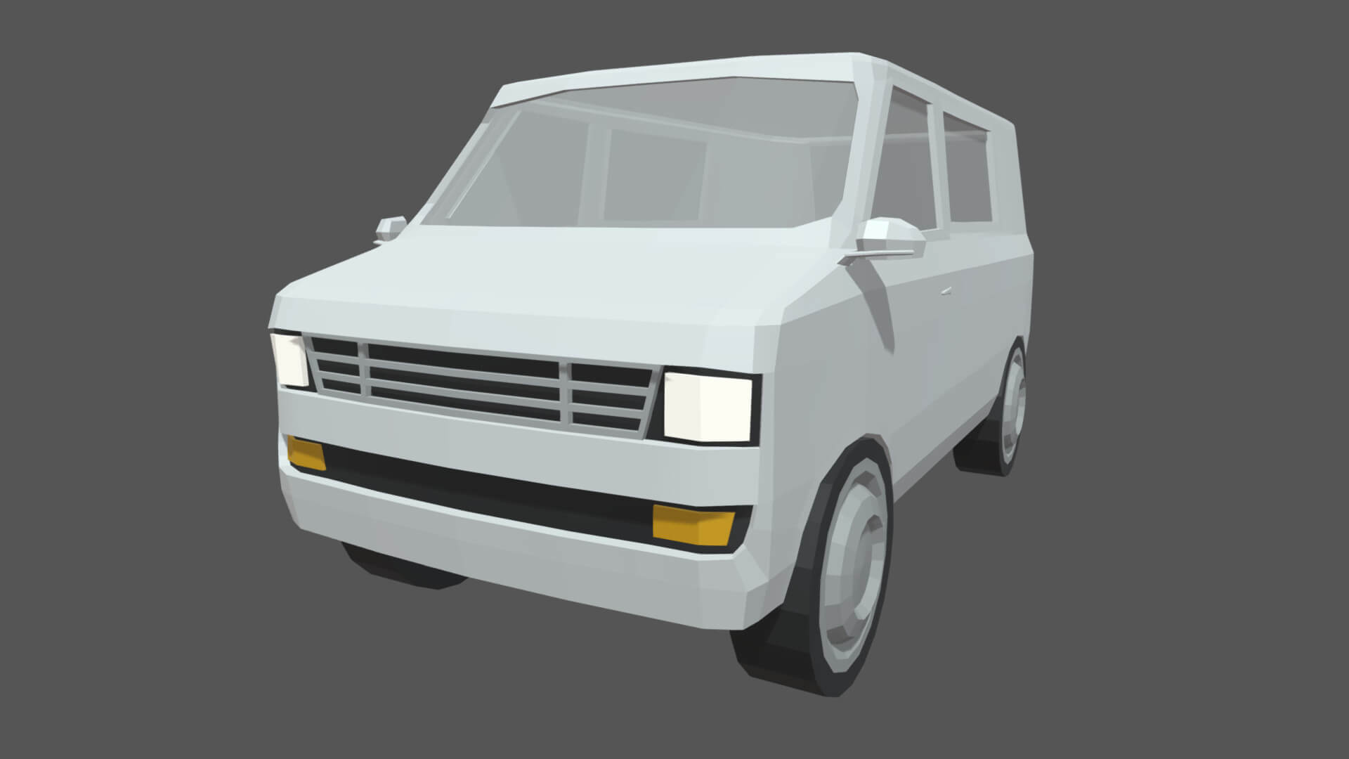Low Poly Van 01 - 3D Model by ViperJr3D