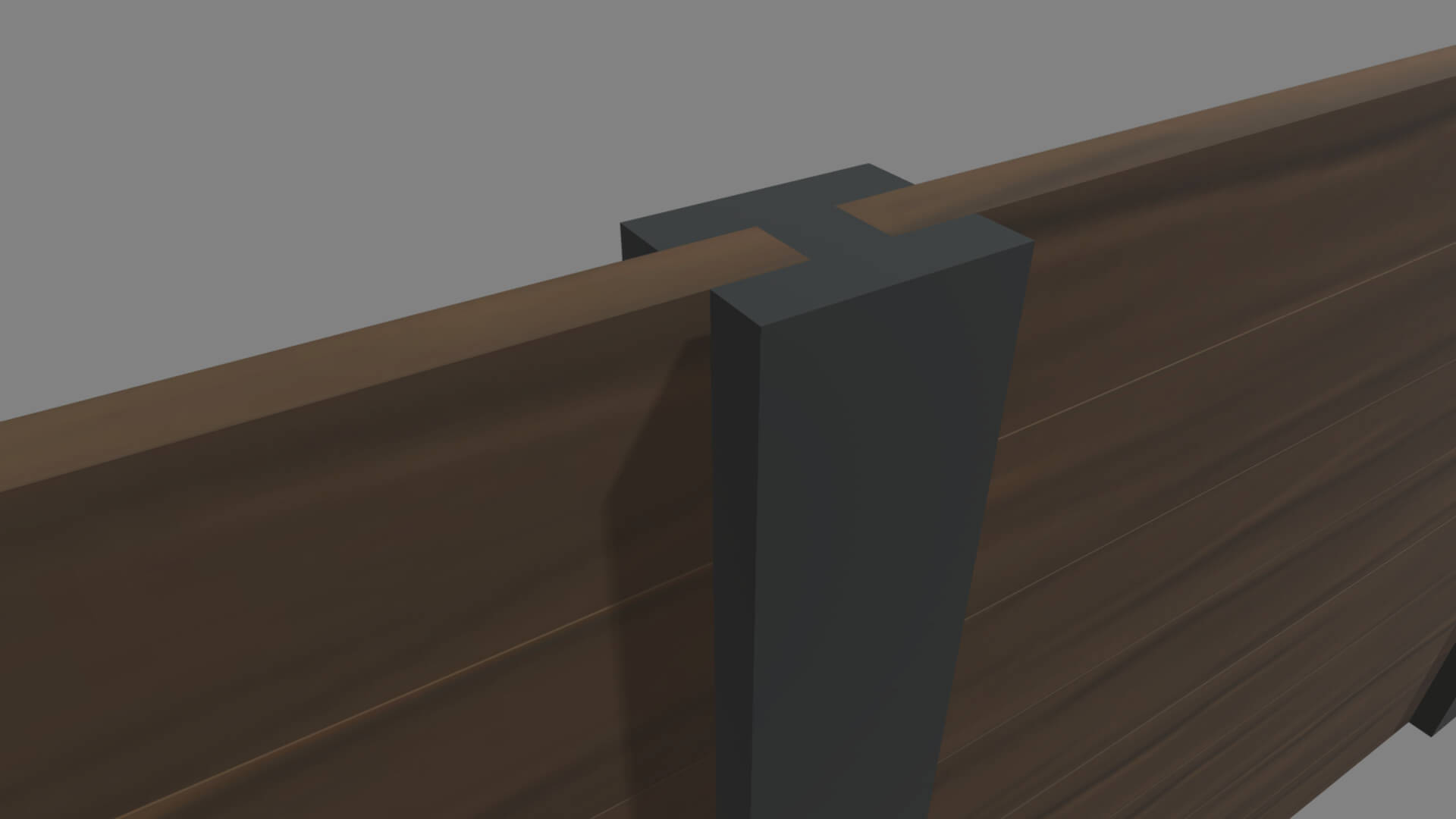 Low Poly Wooden Fence - 3D Model by ViperJr3D