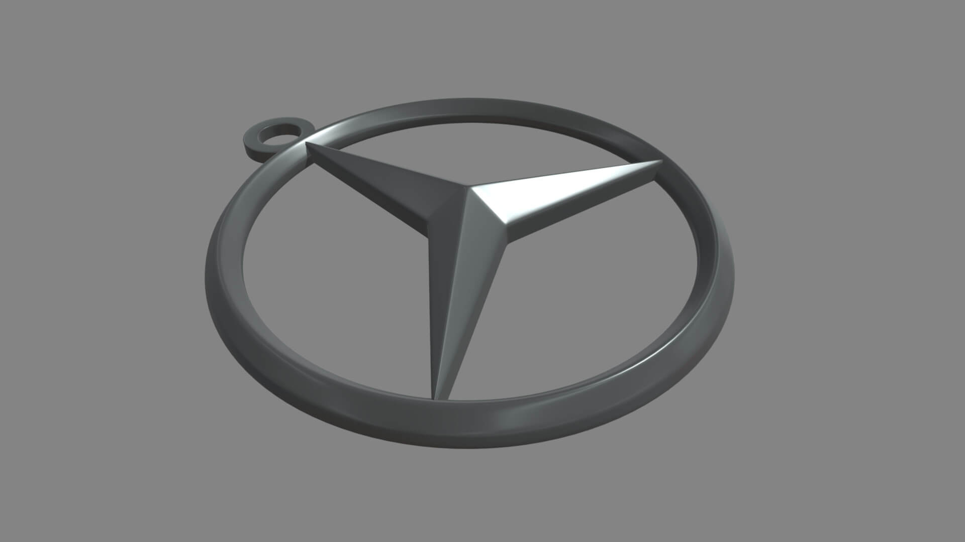 Mercedes Benz Key Ring Chain - 3D Model by ViperJr3D