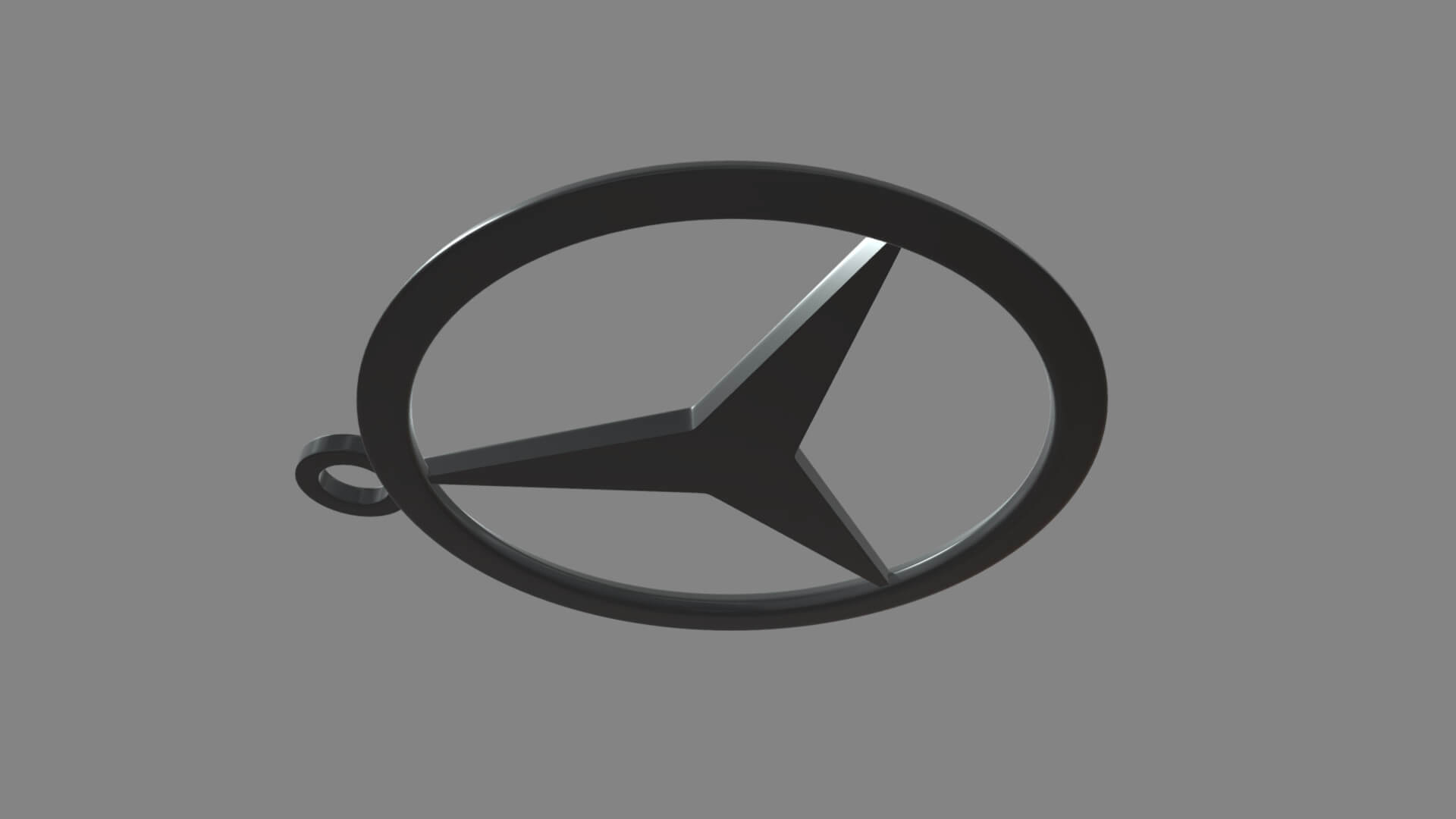 Mercedes Benz Key Ring Chain - 3D Model by ViperJr3D