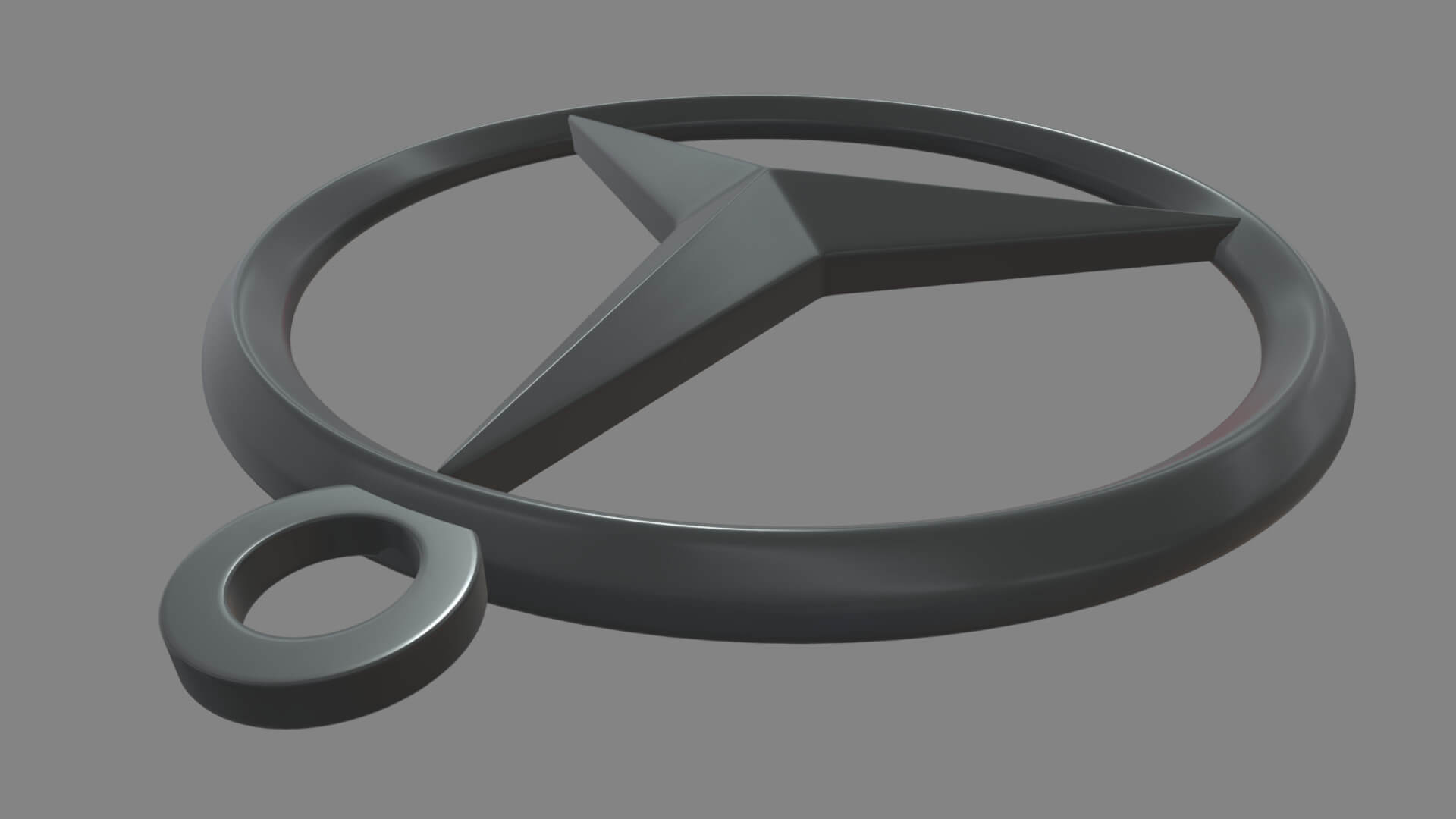 Mercedes Benz Key Ring Chain - 3D Model by ViperJr3D