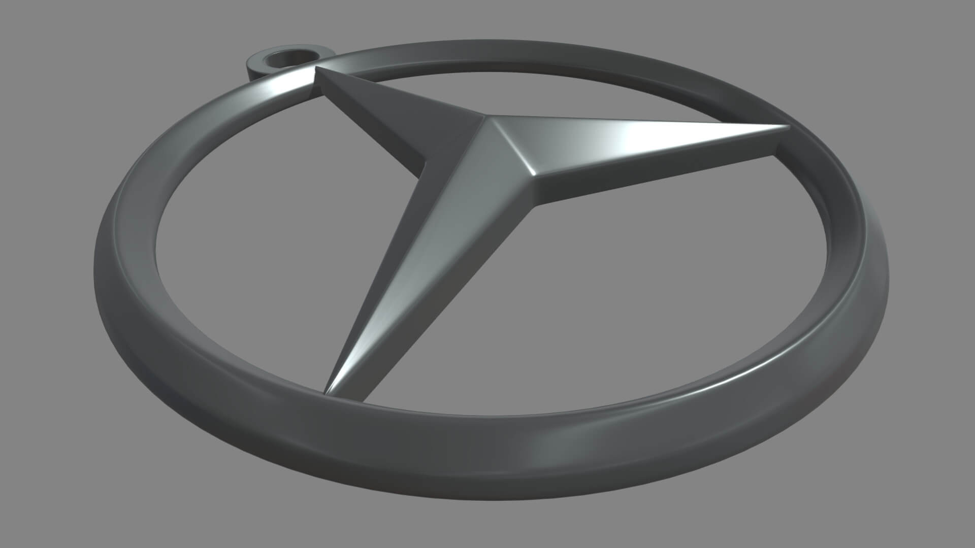 Mercedes Benz Key Ring Chain - 3D Model by ViperJr3D