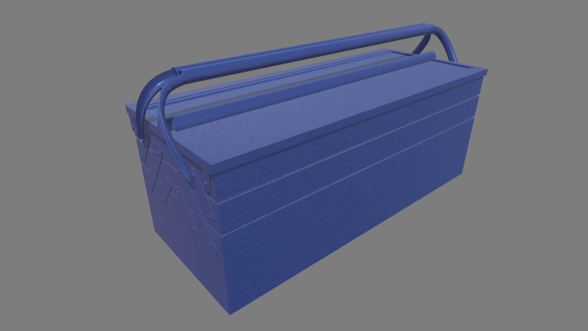 Metal Cantilever Toolbox - 3D Model by ViperJr3D