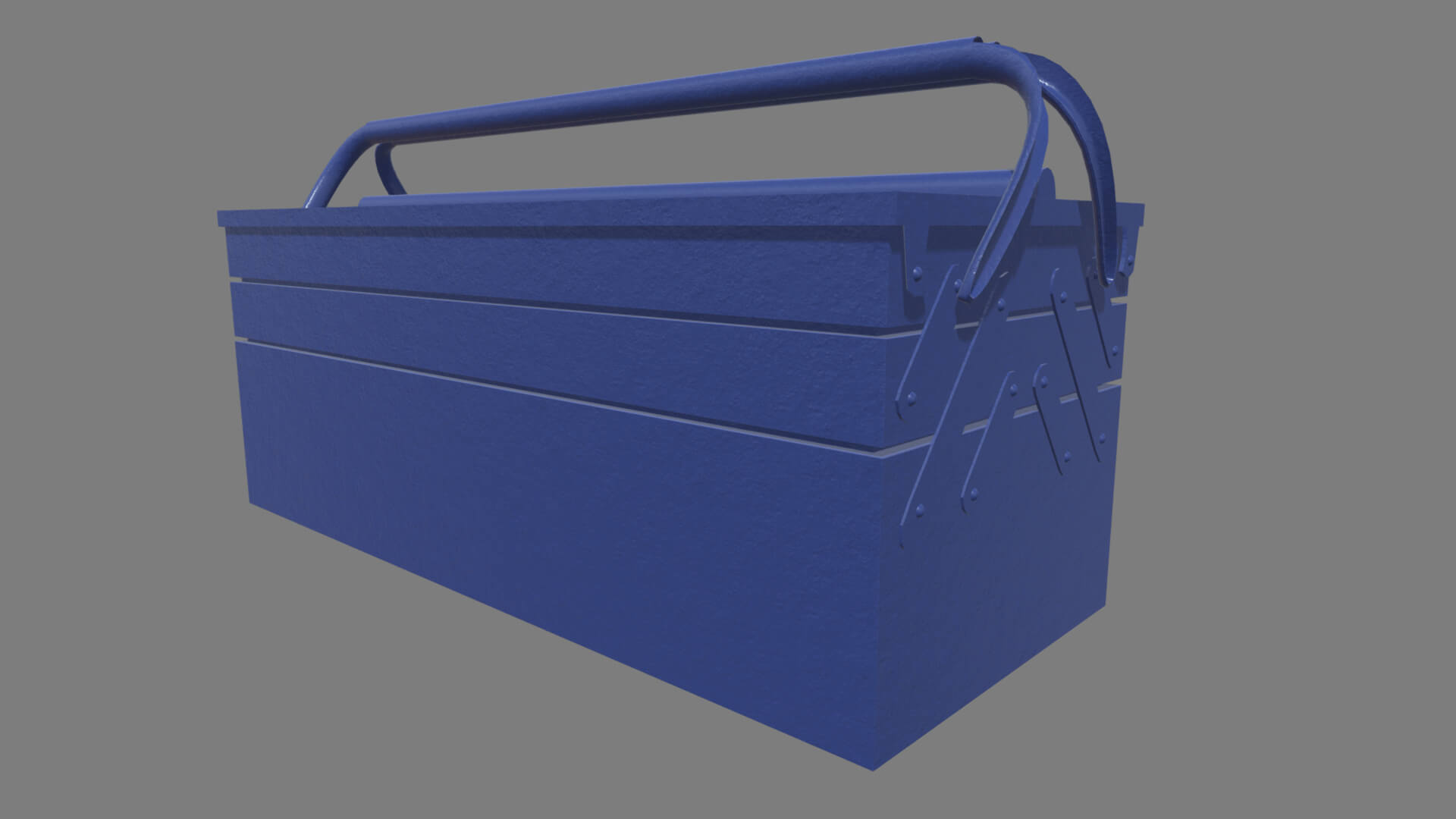 Metal Cantilever Toolbox - 3D Model by ViperJr3D