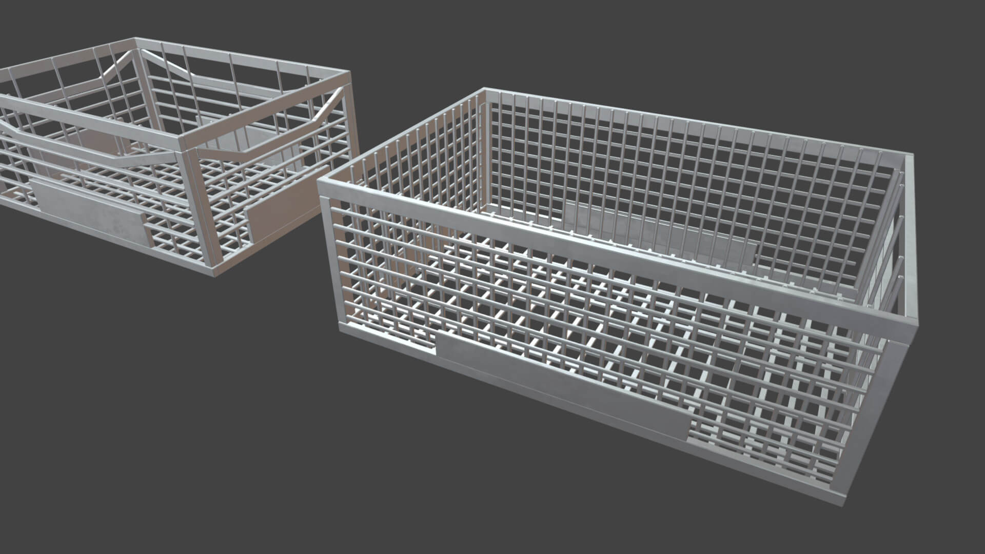 Metallic Cages - 3D Model by ViperJr3D