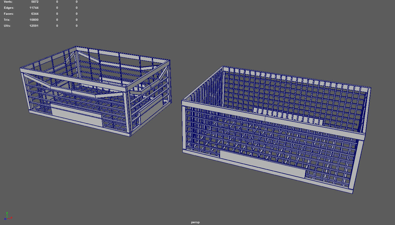 Metallic Cages - 3D Model by ViperJr3D