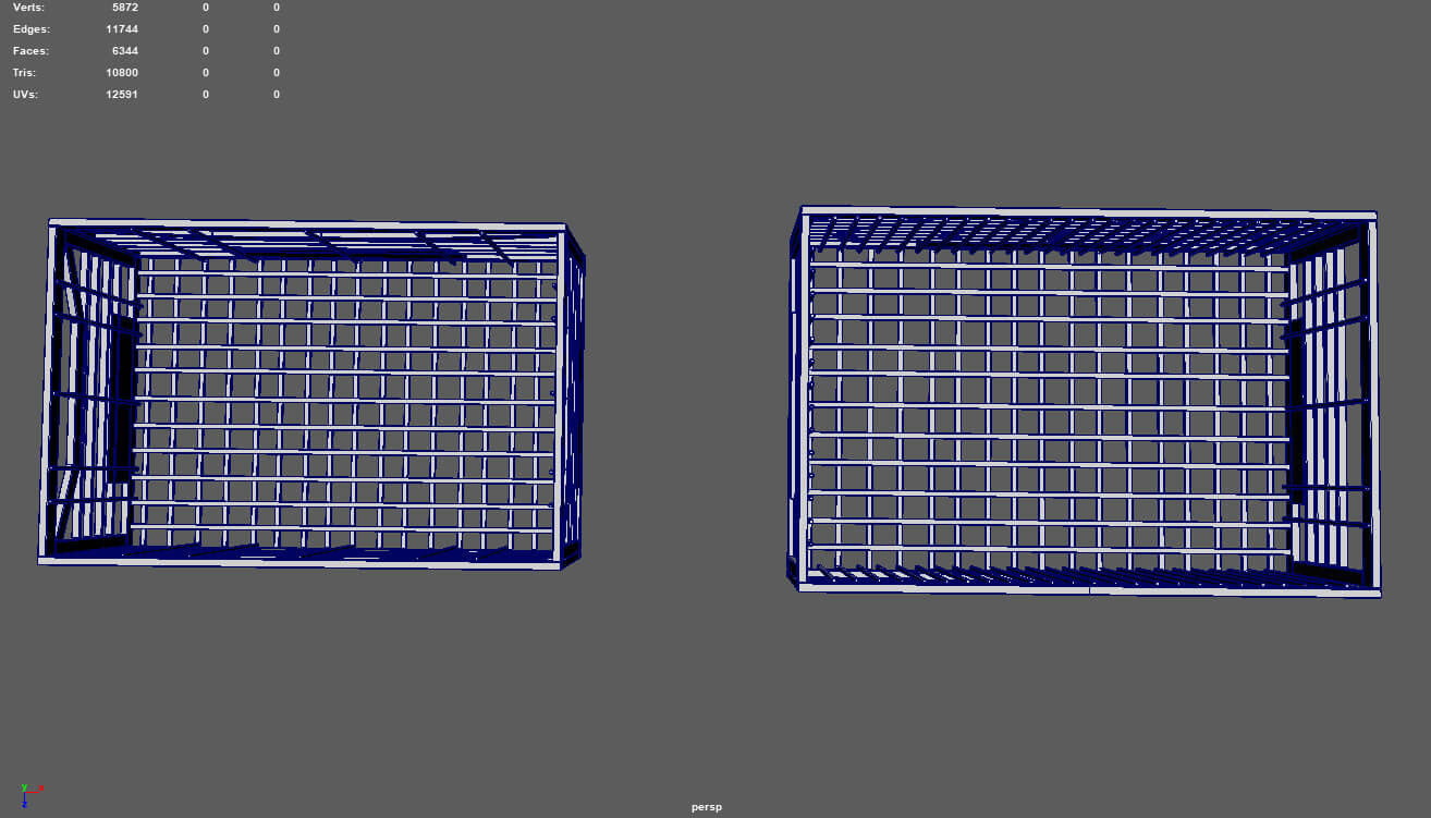 Metallic Cages - 3D Model by ViperJr3D