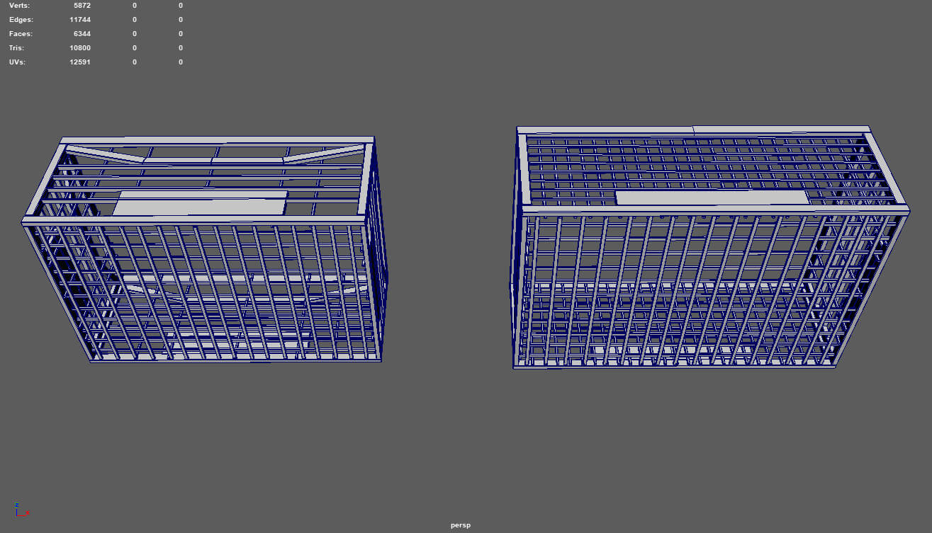 Metallic Cages - 3D Model by ViperJr3D