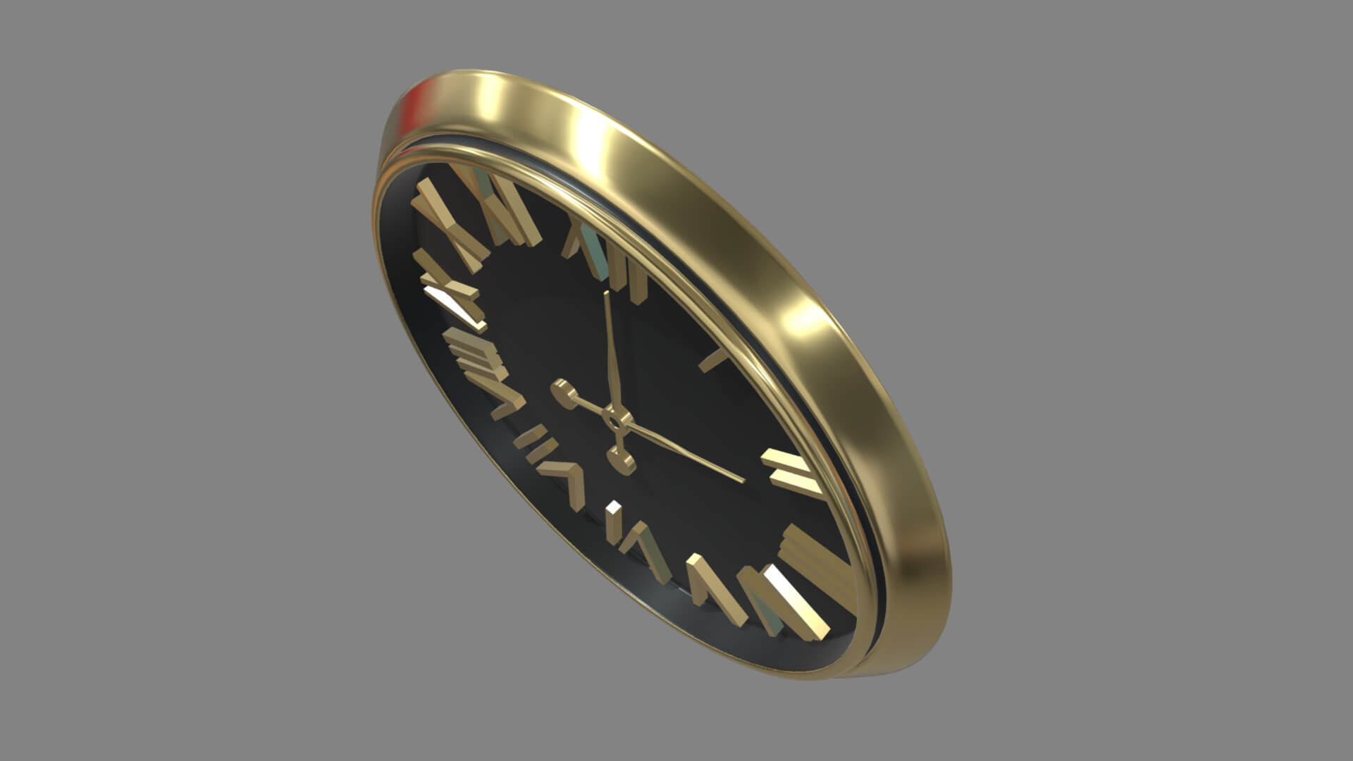 Modern Luxury Clock 01 - 3D Model by ViperJr3D