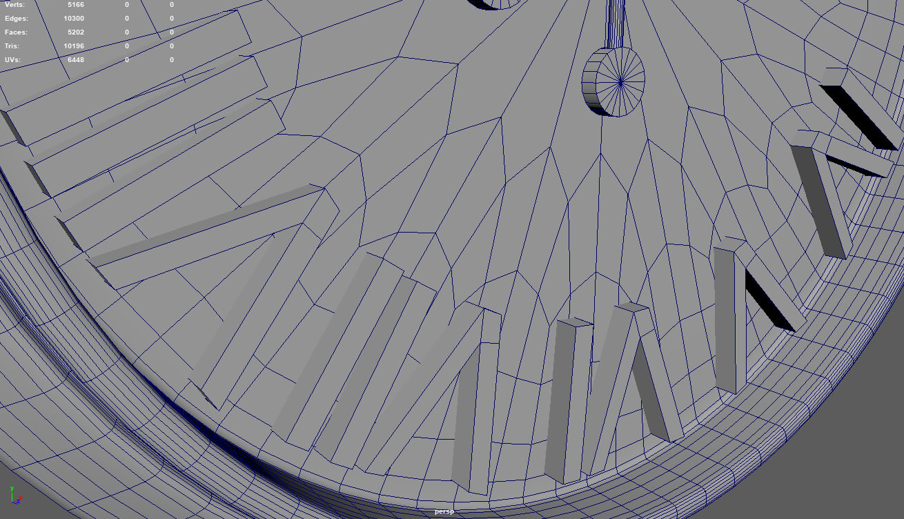 Modern Luxury Clock 01 - 3D Model by ViperJr3D