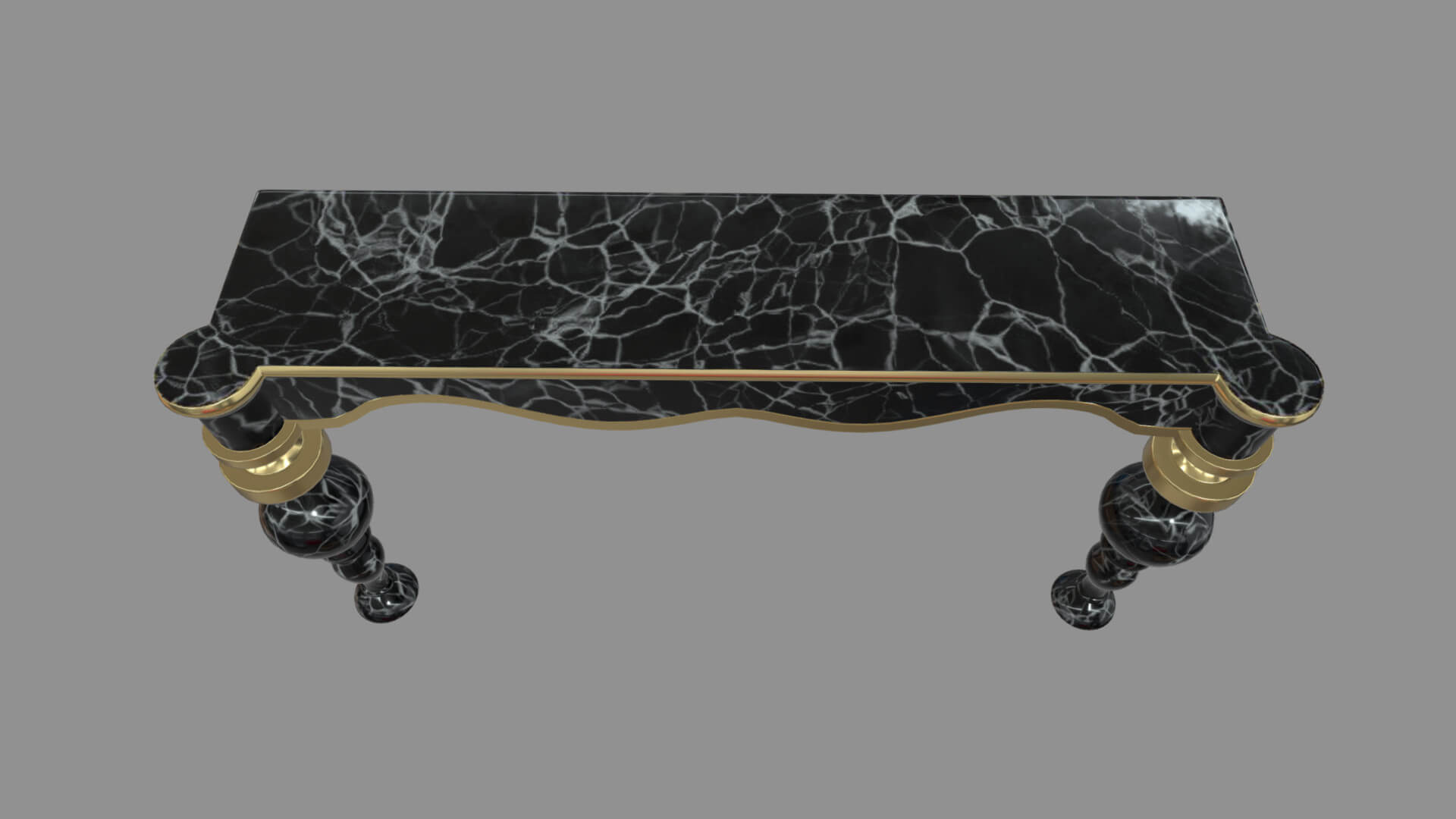 Modern Luxury Console Table - 3D Model by ViperJr3D