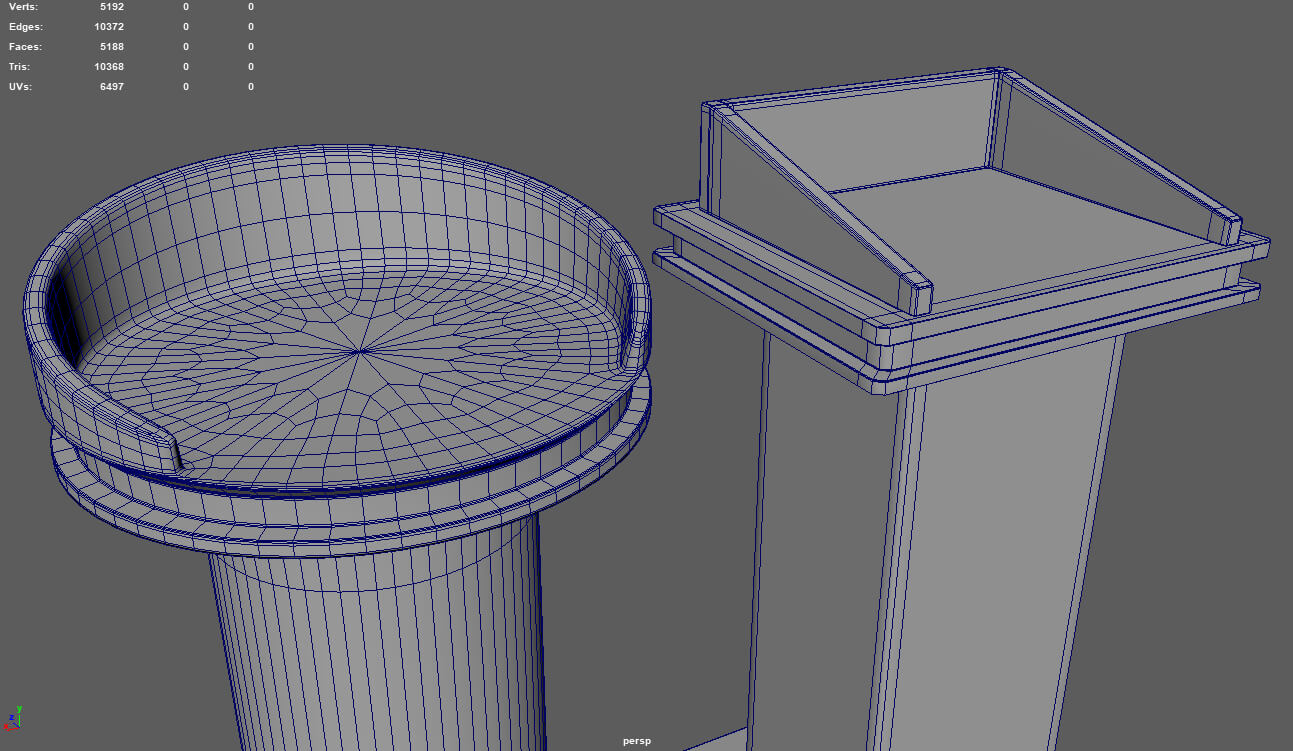 Modern Luxury Lectern Podium - 3D Model by ViperJr3D