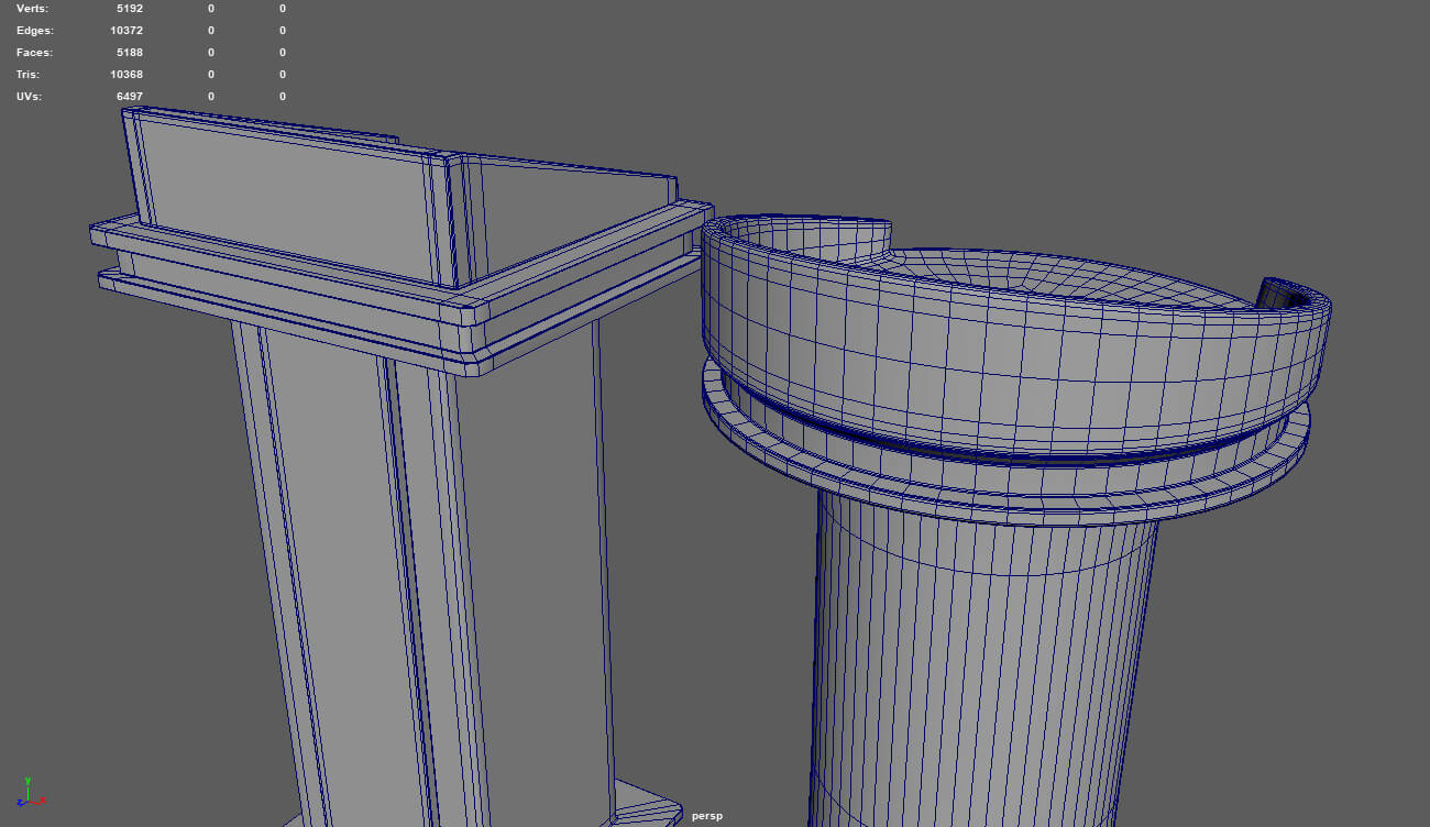 Modern Luxury Lectern Podium - 3D Model by ViperJr3D